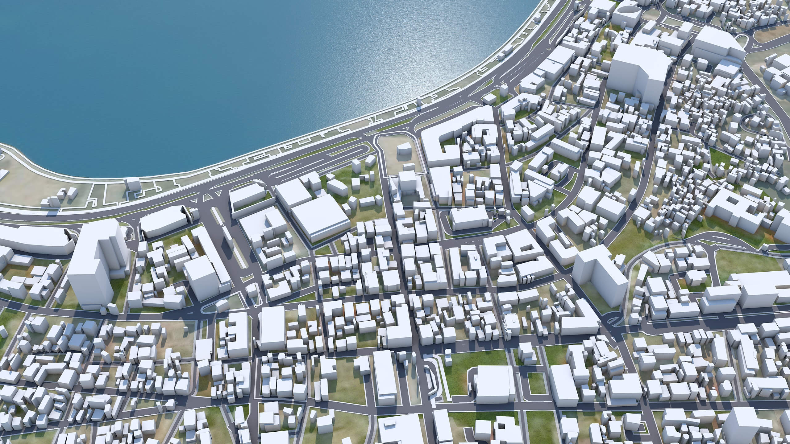 Luanda City Angola 3D Model 45km by 3dstudio