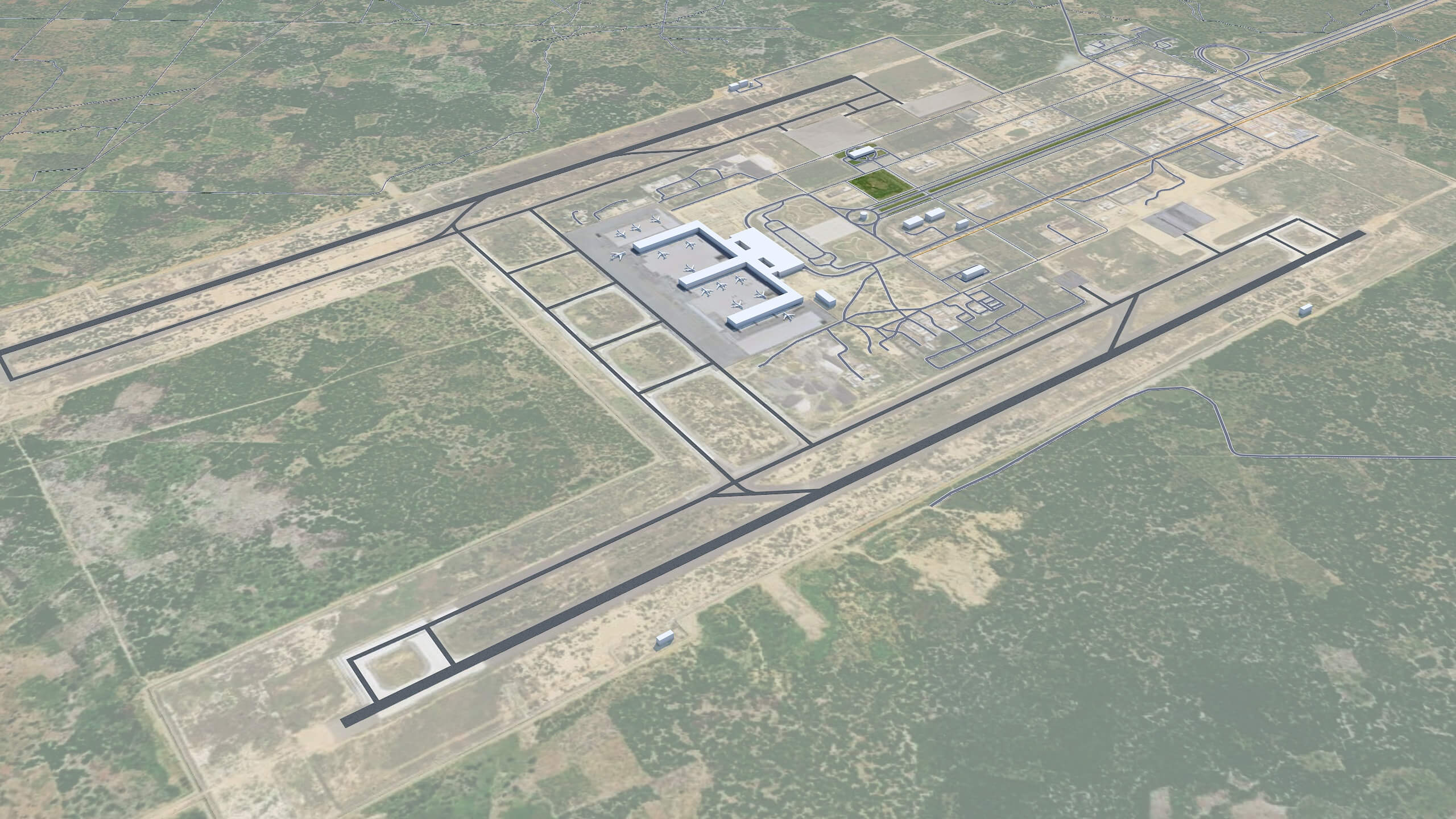 Luanda City Angola 3D Model 45km by 3dstudio