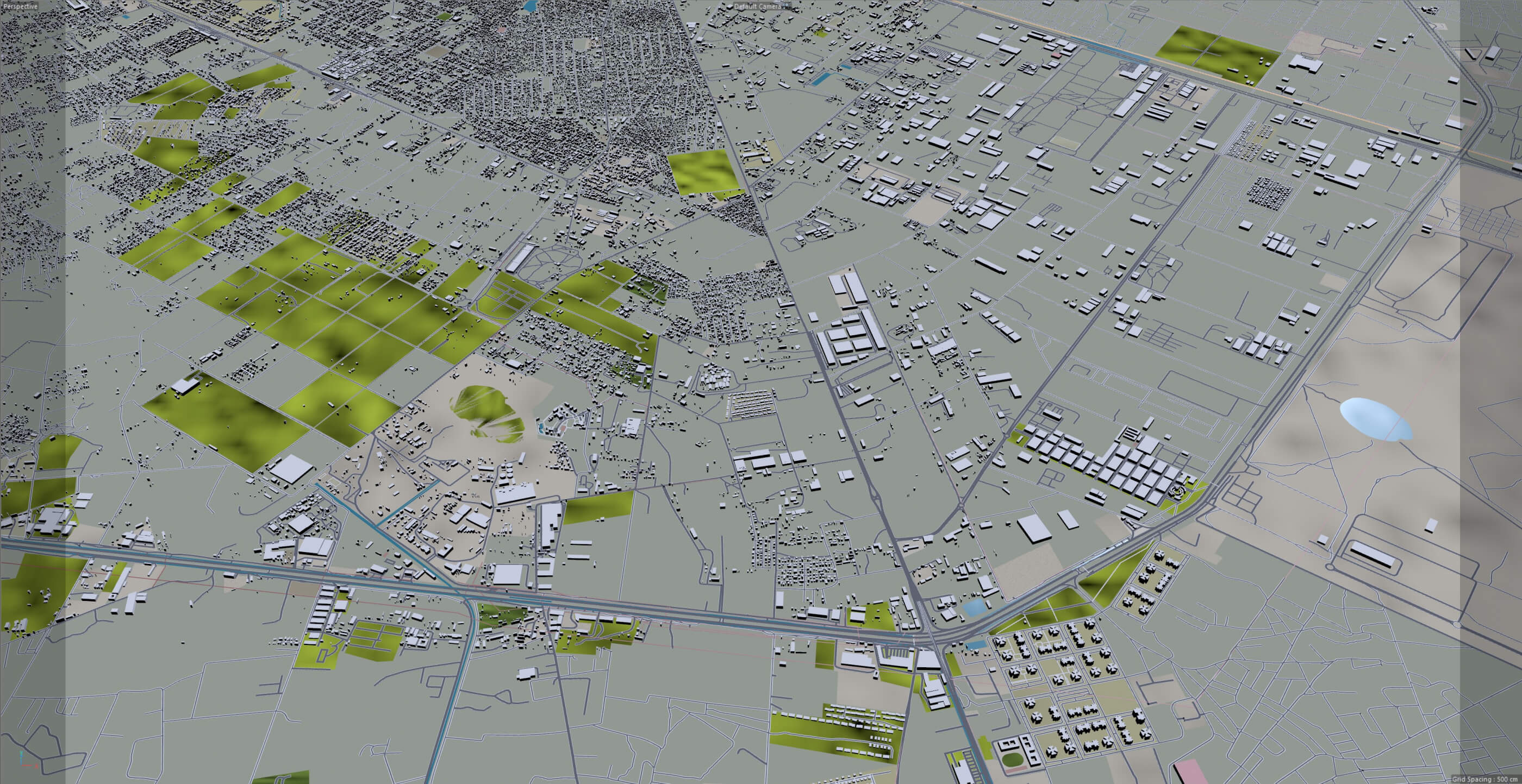 Luanda City Angola 3D Model 45km by 3dstudio