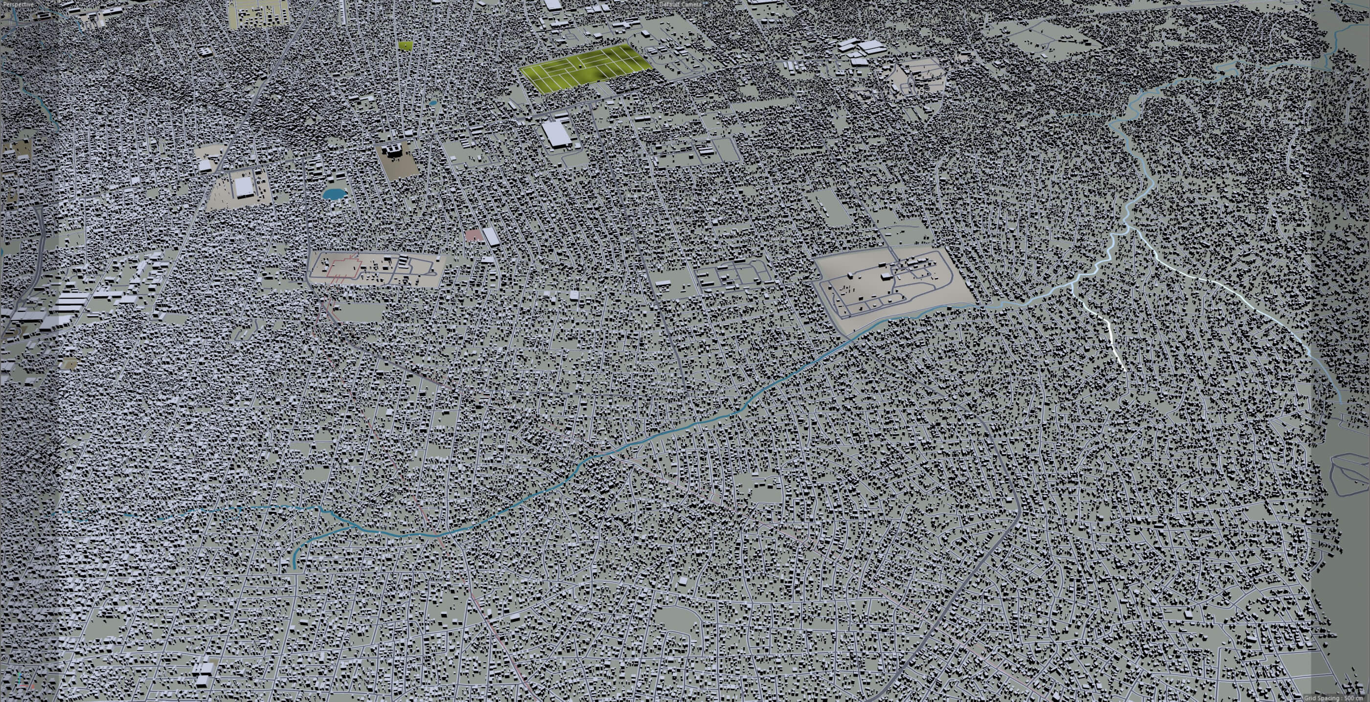 Luanda City Angola 3D Model 45km by 3dstudio