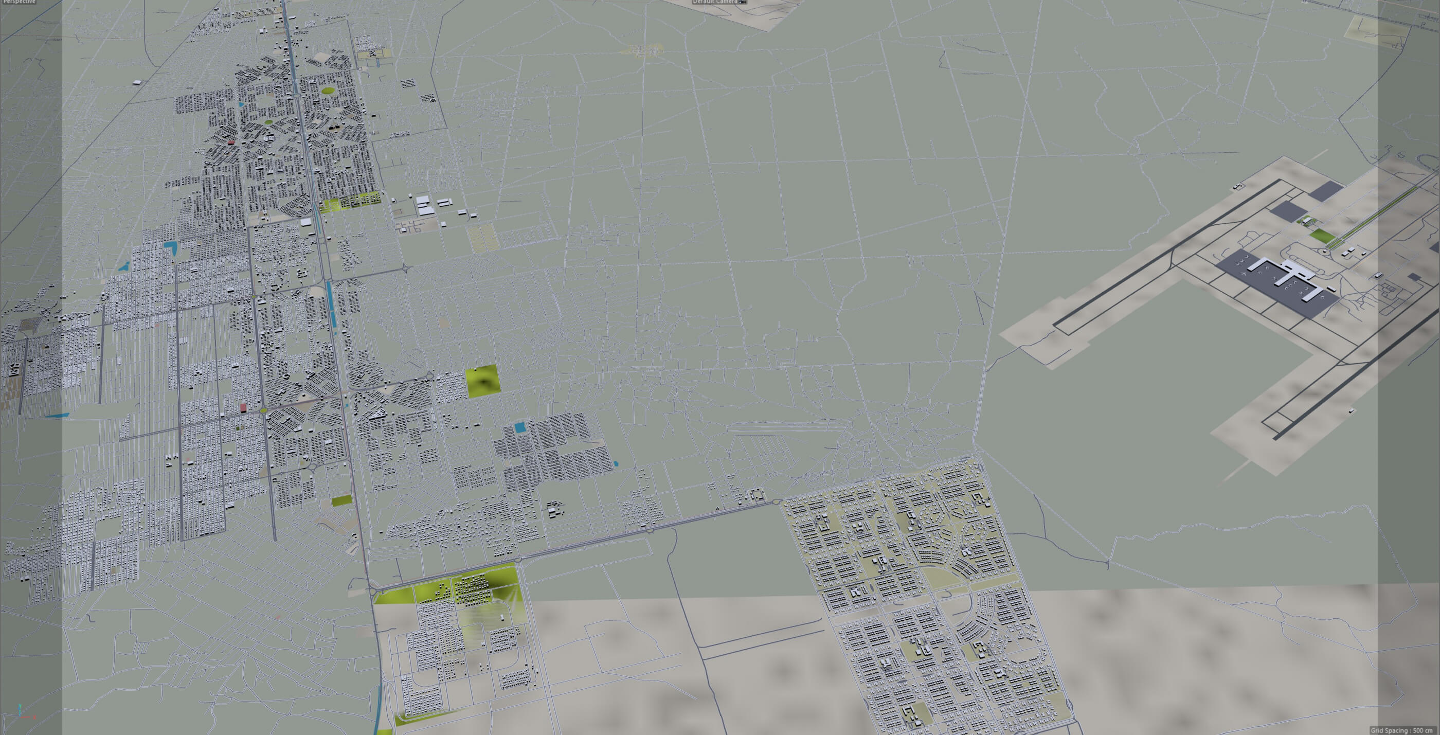 Luanda City Angola 3D Model 45km by 3dstudio