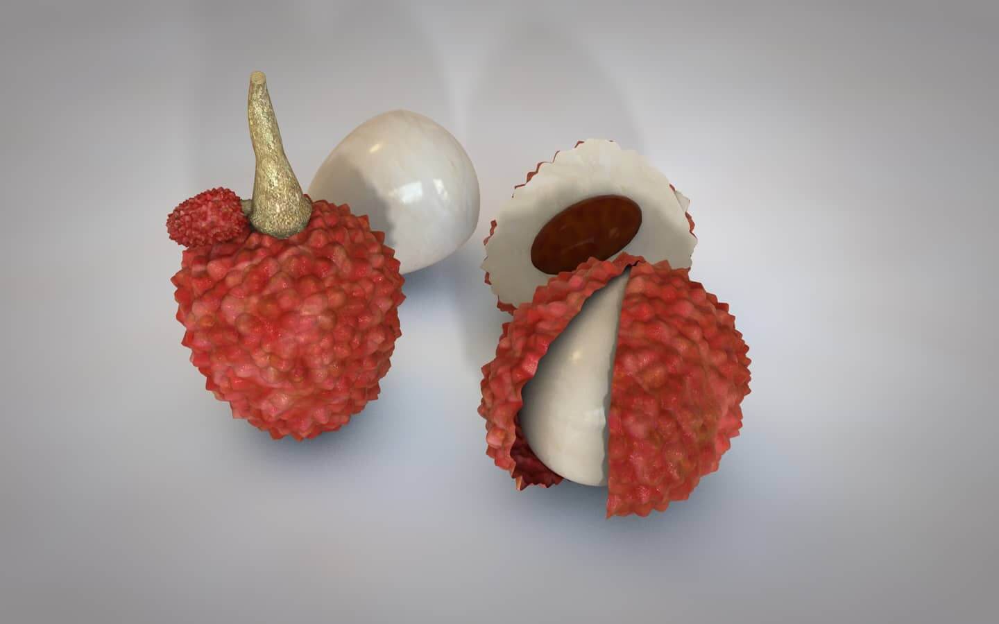 Lychee - 3D Model by 3dstudio