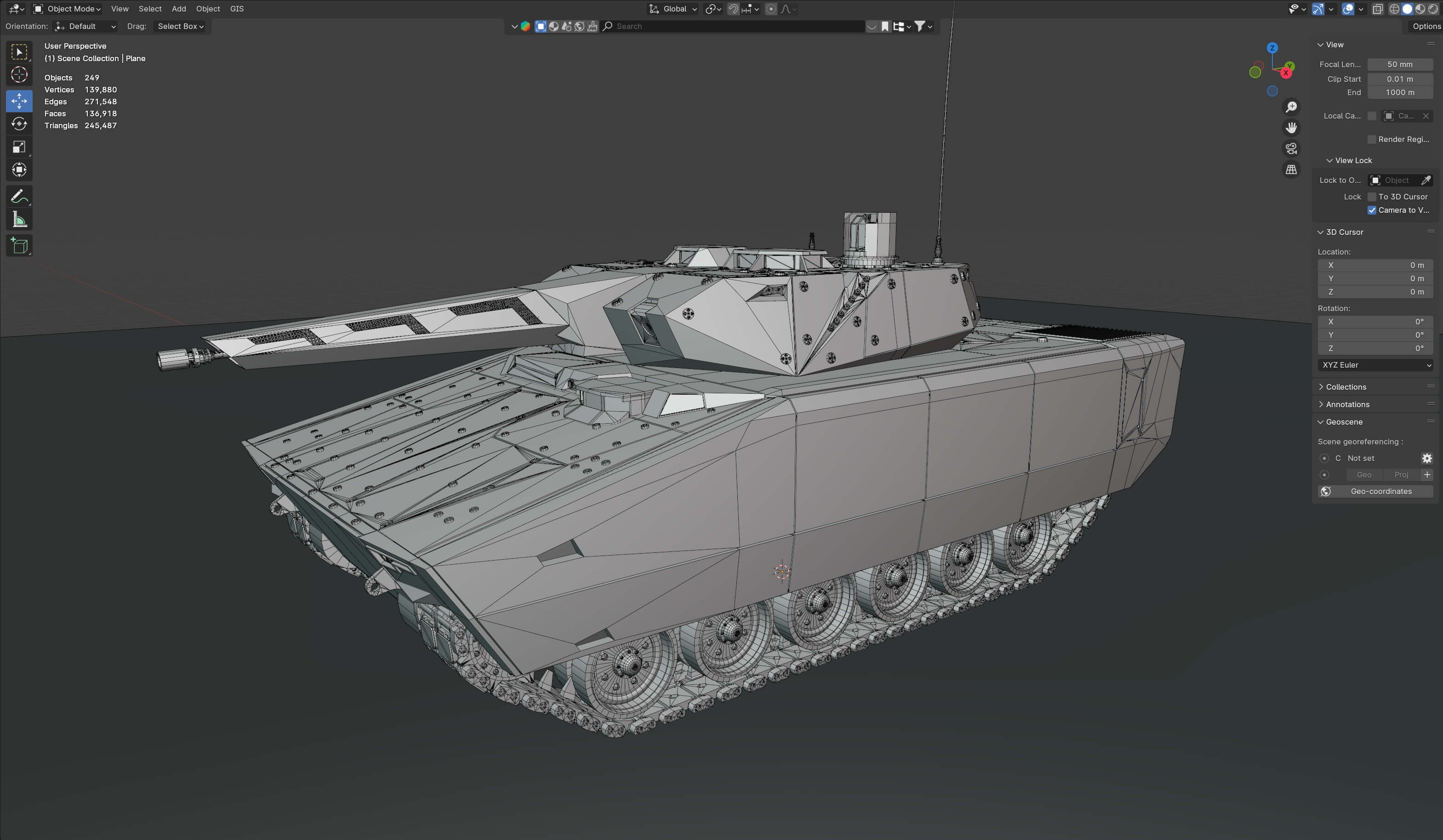 Lynx KF41 Tank - 3D Model by 3dstudio