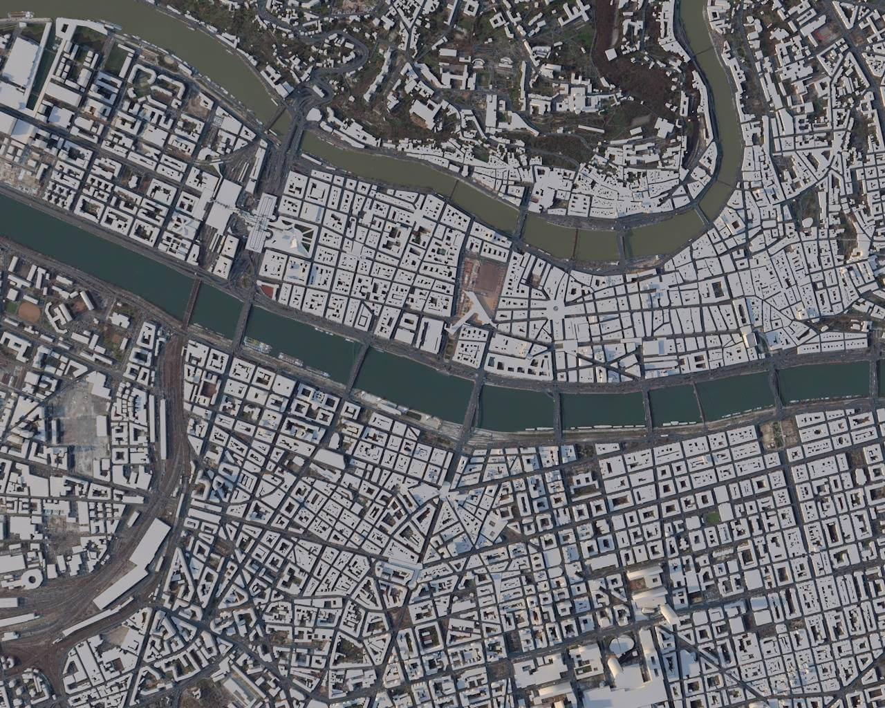 Lyon France - 3D Model by 3dstudio