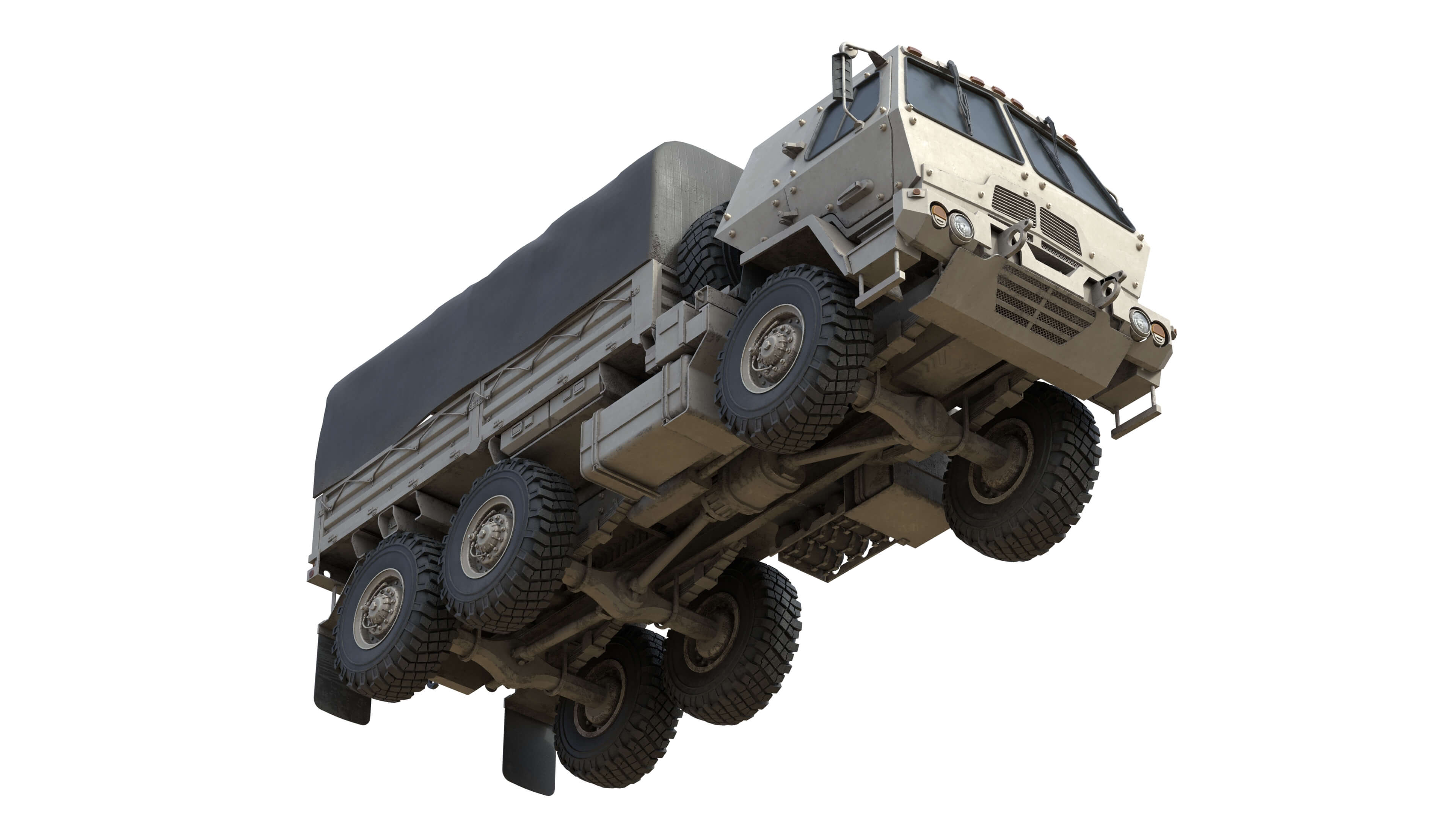 M1083 MTV Cargo Truck - 3D Model by 3dstudio