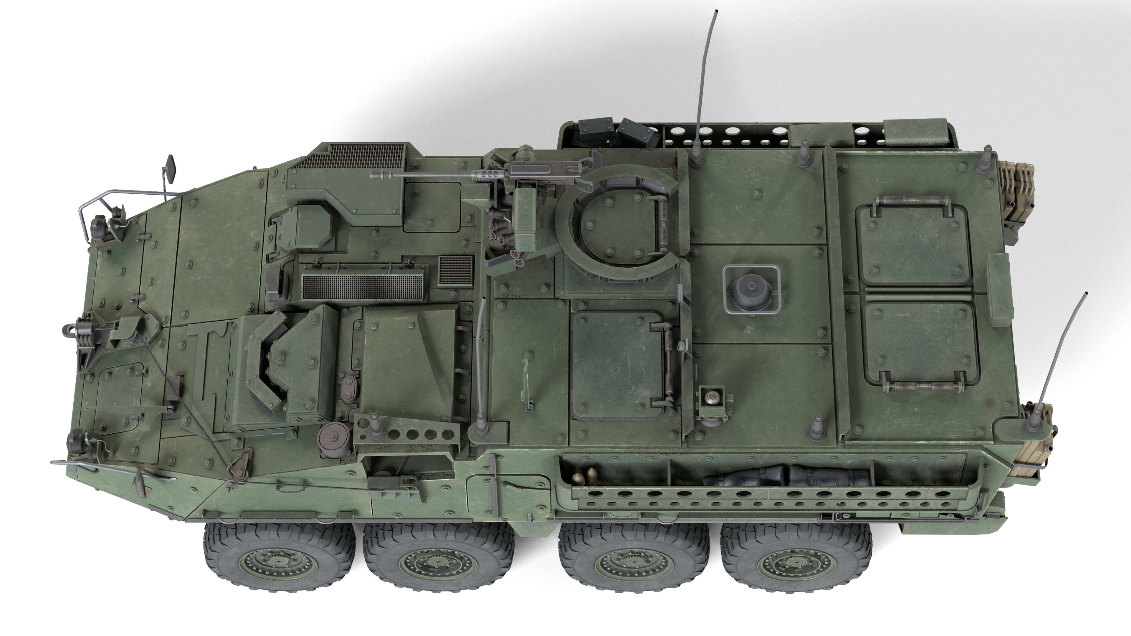 M1130 Stryker Cv Tank - 3D Model by 3dstudio