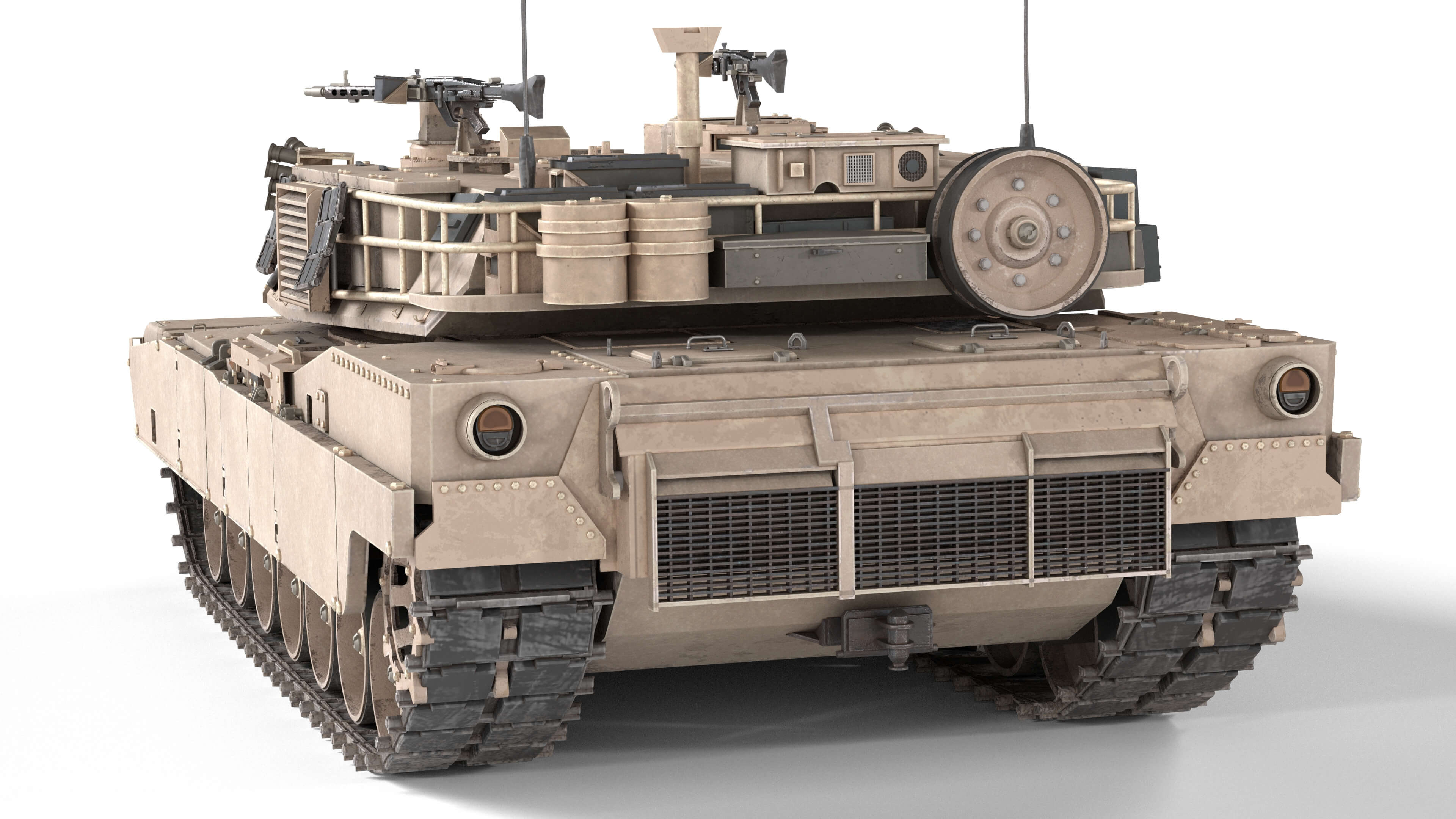 M1A1 Abrams MBT Tank - 3D Model by 3dstudio