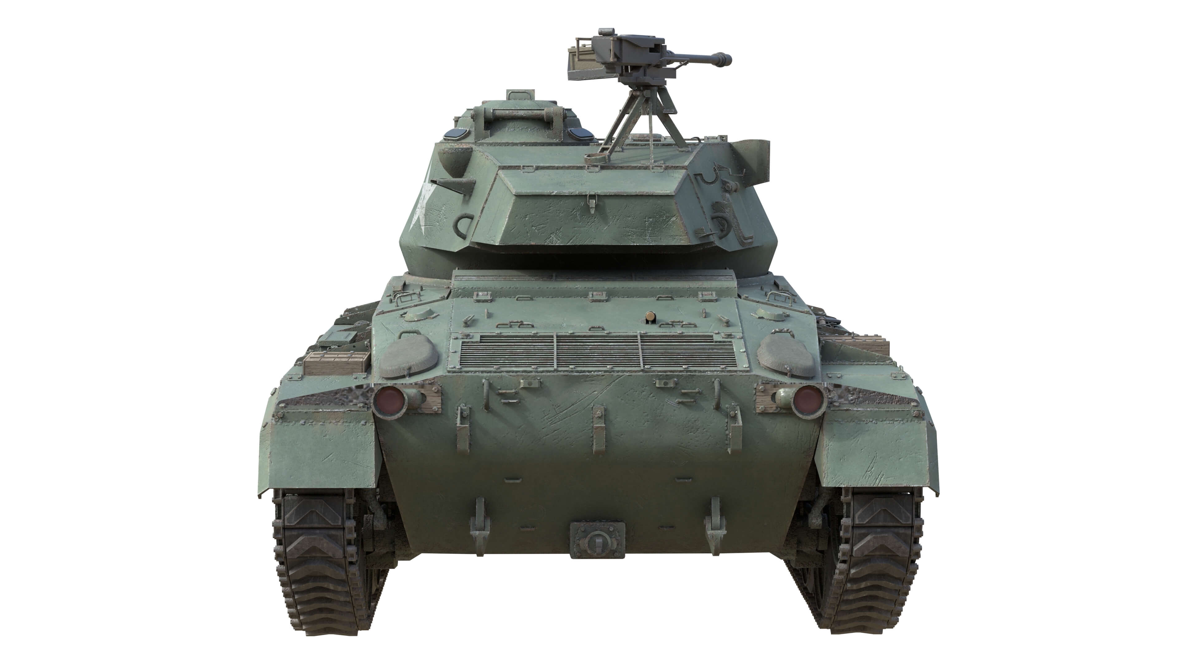 M24 Chaffee American Light Tank - 3D Model by 3dstudio