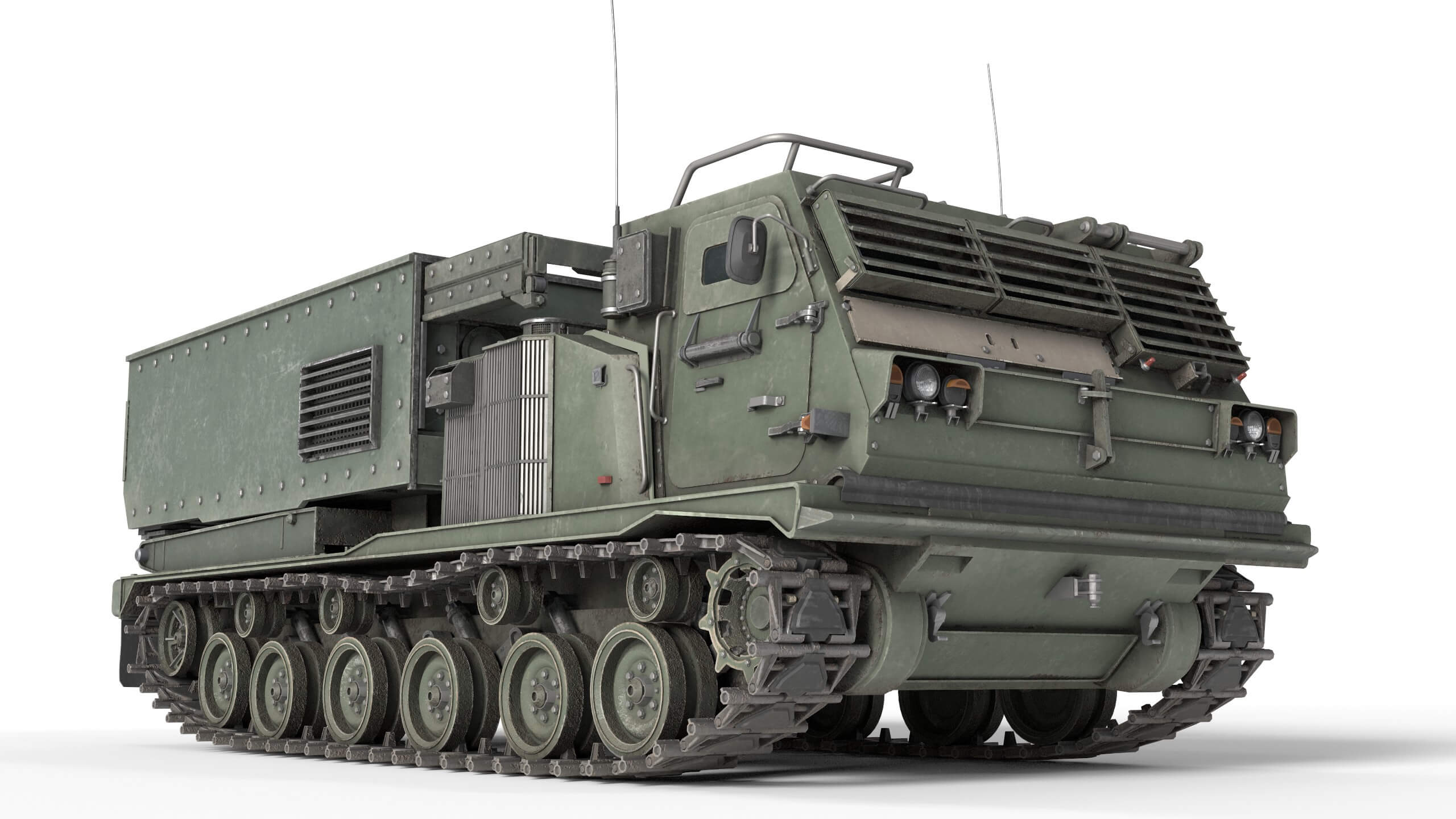 M270 Multiple Launch Rocket System 3D Model by 3dstudio