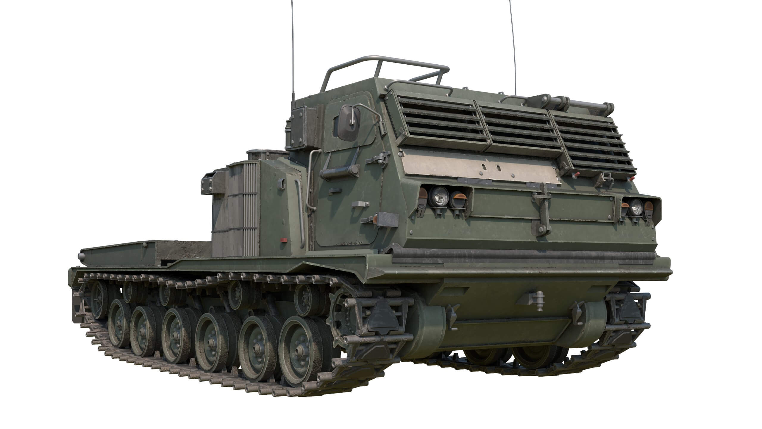 M270 Multiple Launch Rocket System - 3D Model by 3dstudio