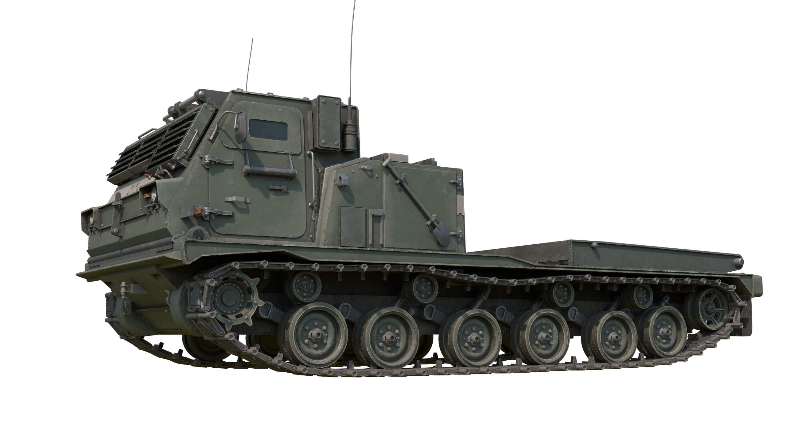 M270 Multiple Launch Rocket System 3D Model by 3dstudio