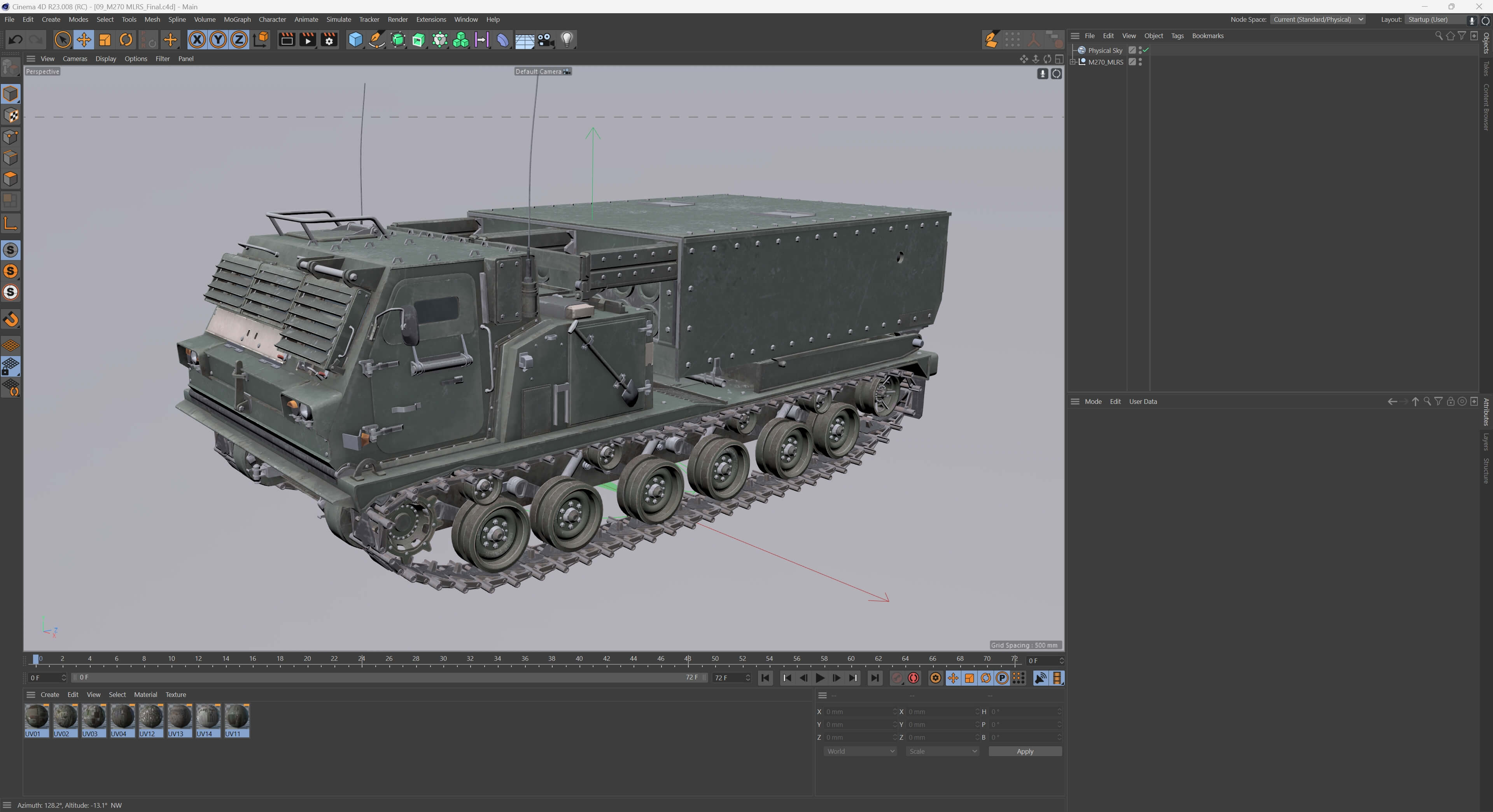 M270 Multiple Launch Rocket System - 3D Model by 3dstudio