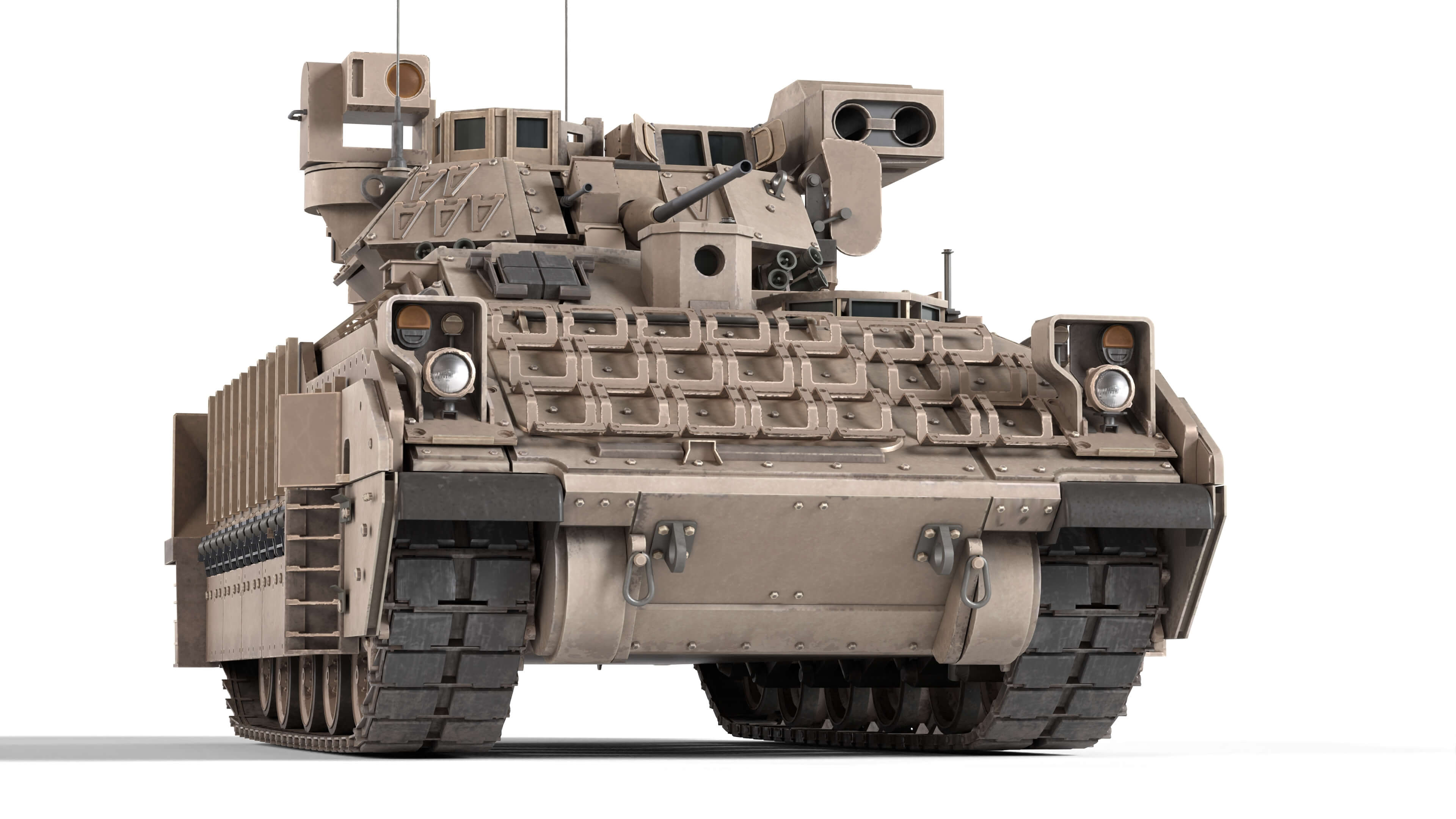 M2A3 Bradley Tank - 3D Model by 3dstudio