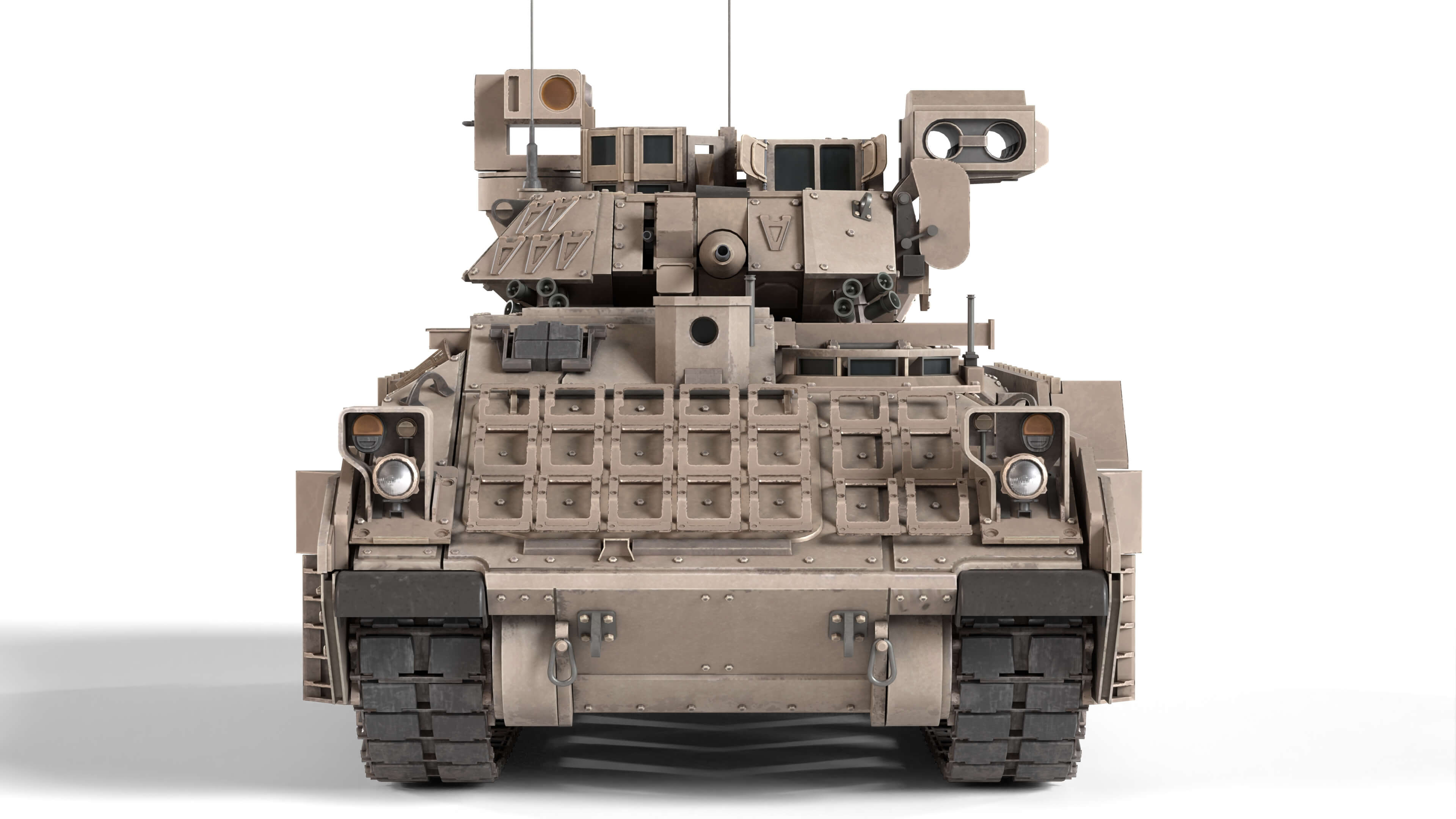 M2A3 Bradley Tank - 3D Model by 3dstudio