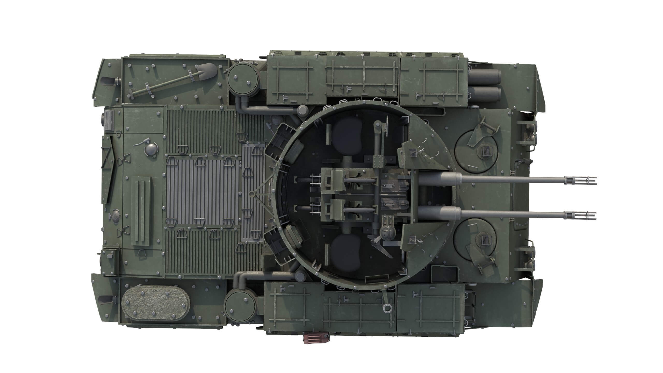 M42 Duster 40mm Anti Aircraft Tank 3D Model by 3dstudio