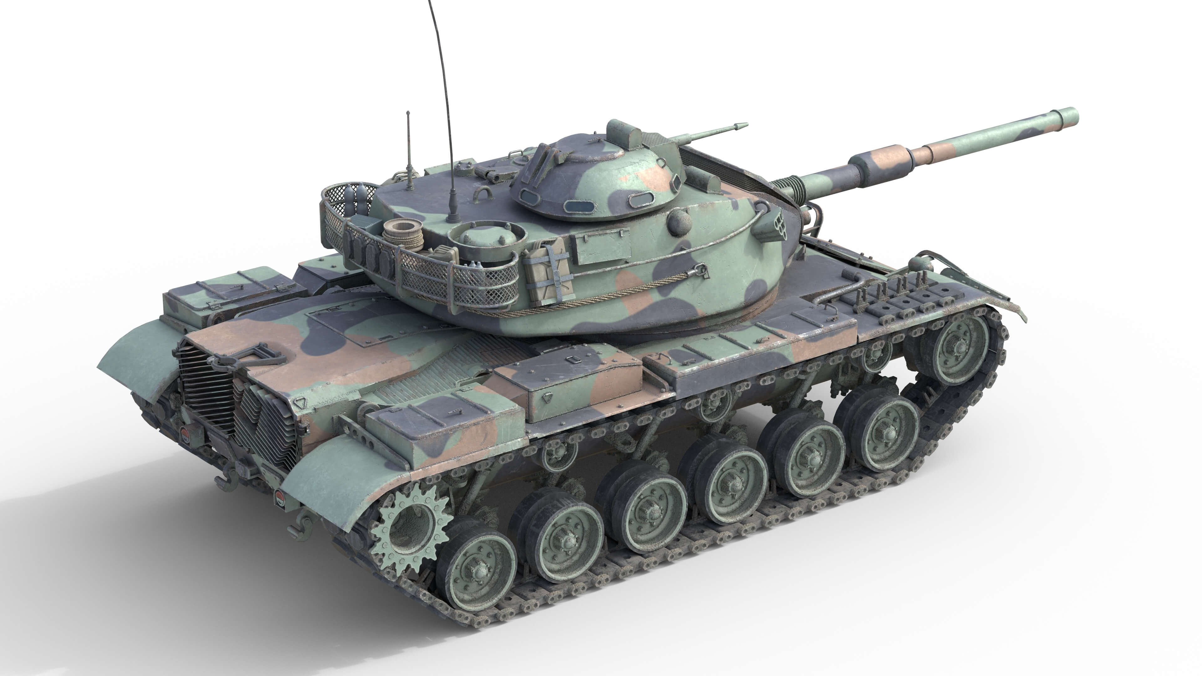 M60 Battle Tank - 3D Model by 3dstudio
