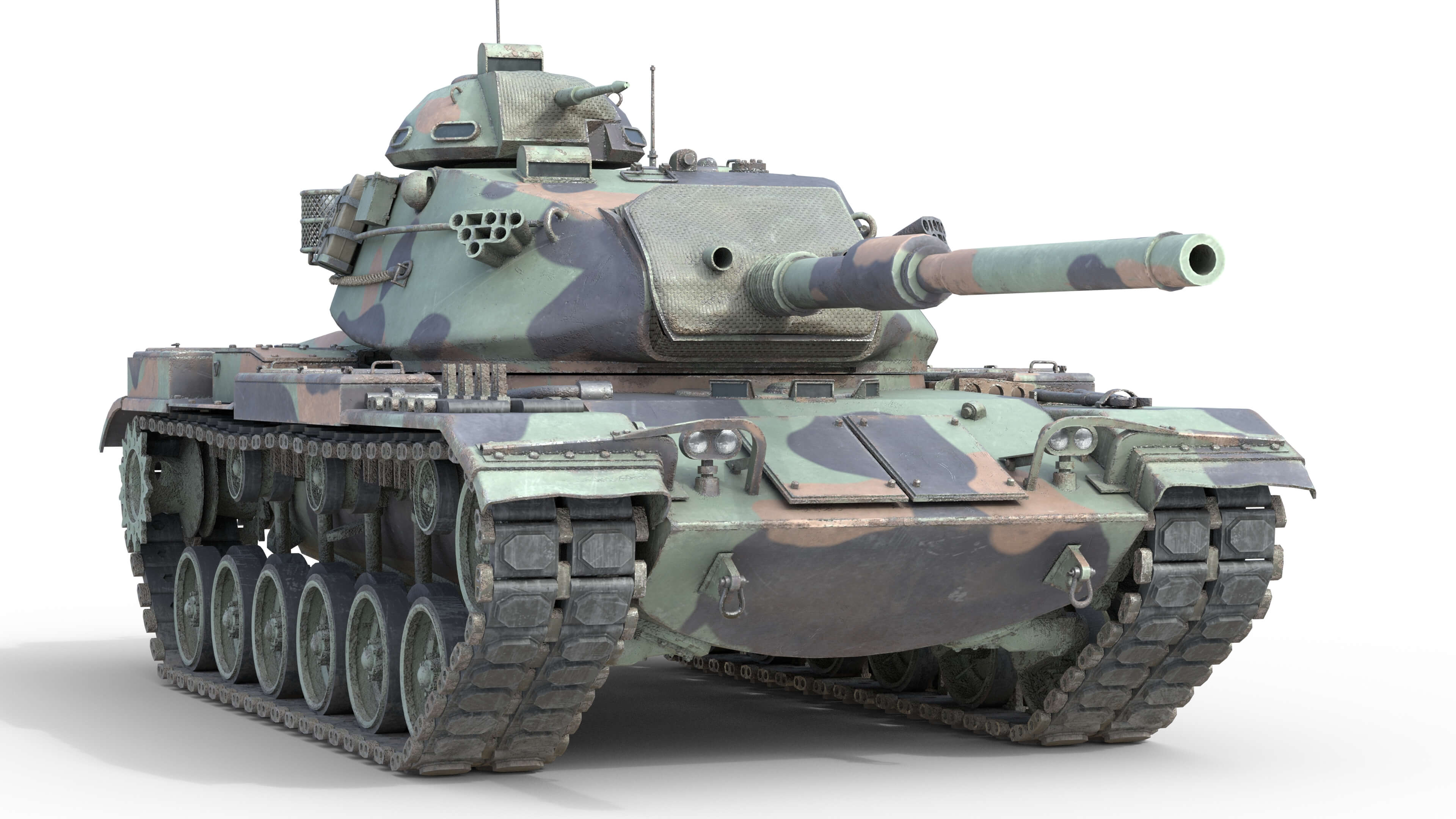 M60 Battle Tank - 3D Model by 3dstudio
