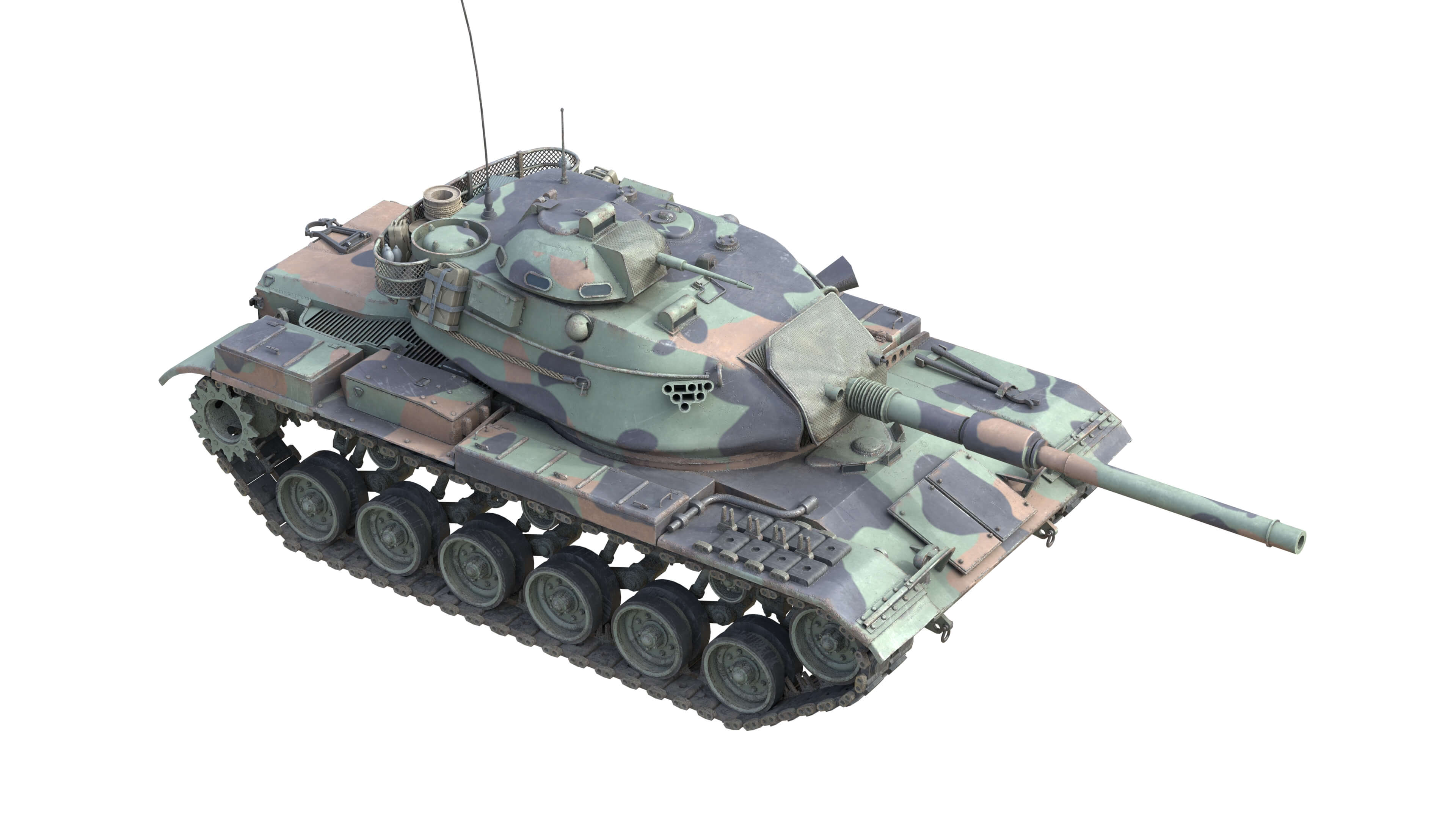 M60 Battle Tank - 3D Model by 3dstudio