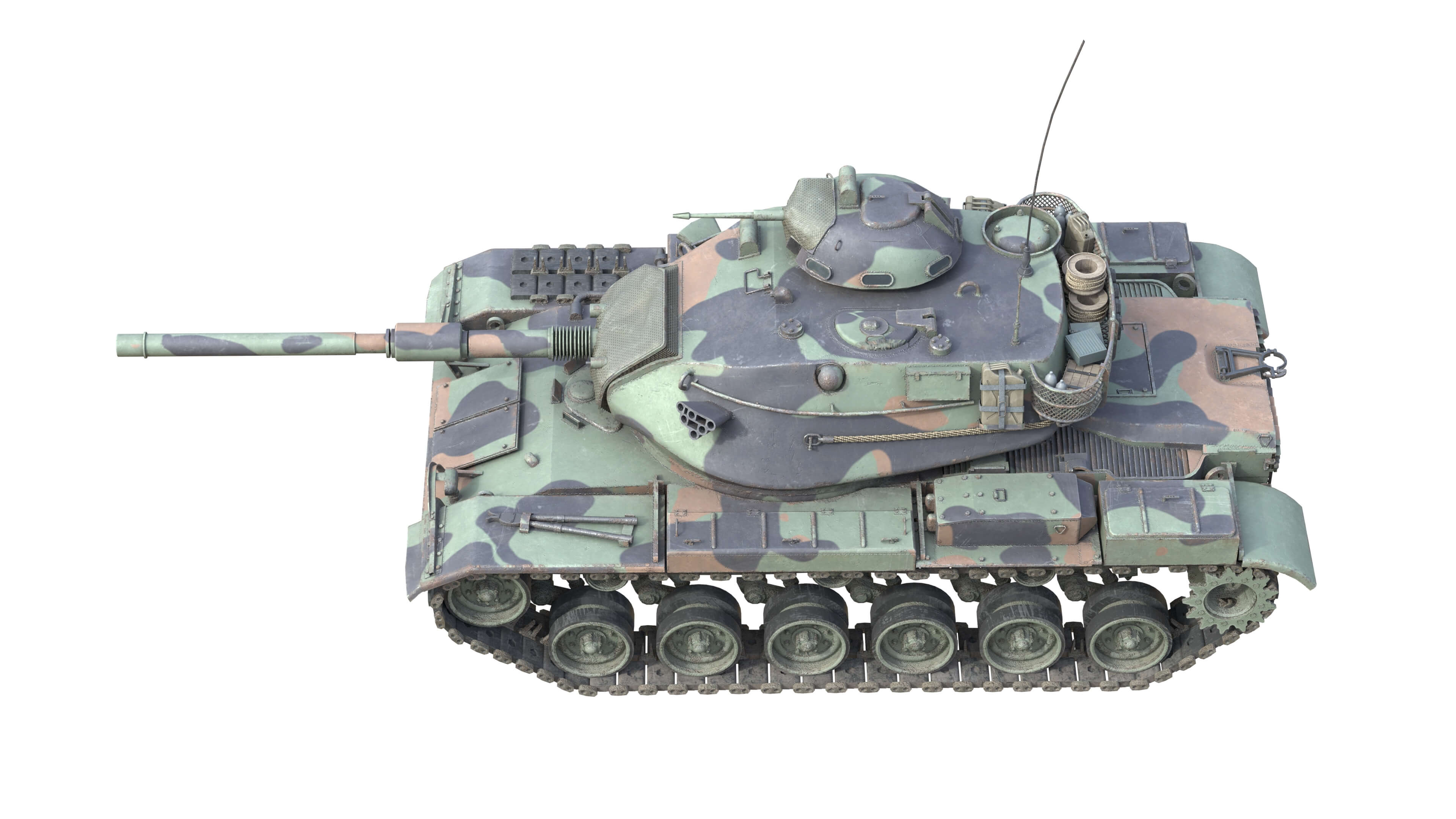 M60 Battle Tank - 3D Model by 3dstudio