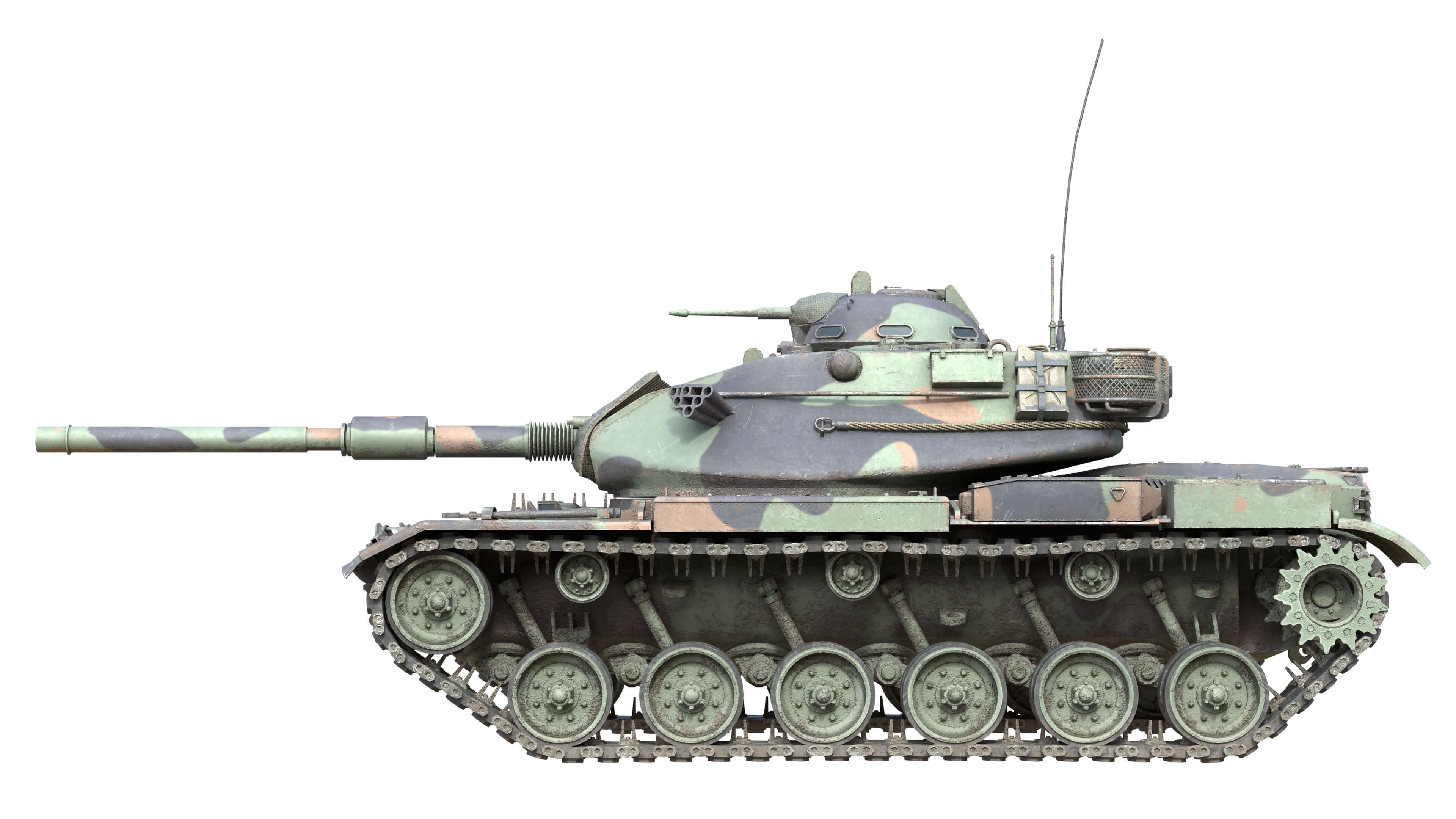 M60 Battle Tank - 3D Model by 3dstudio