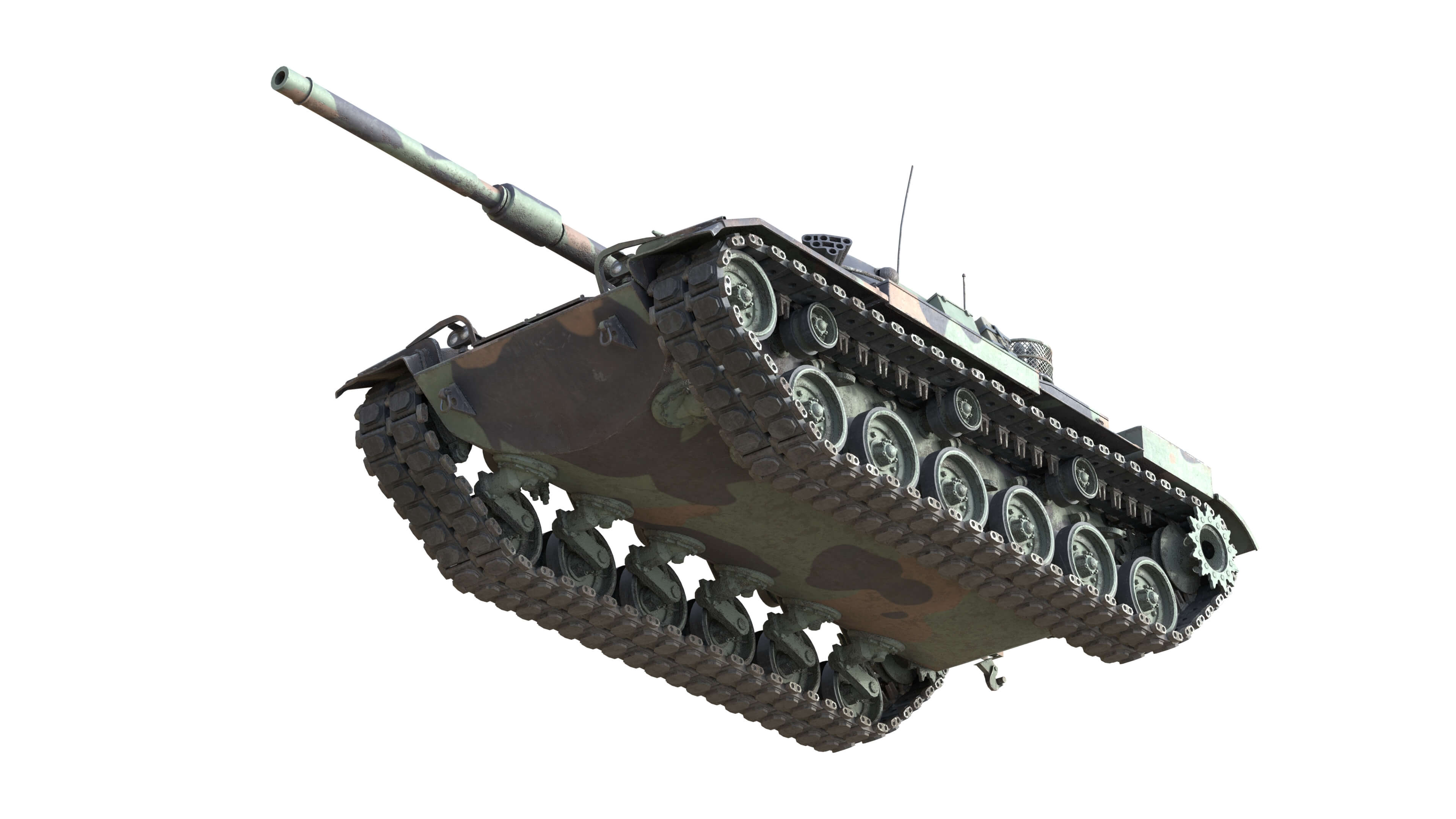 M60 Battle Tank - 3D Model by 3dstudio