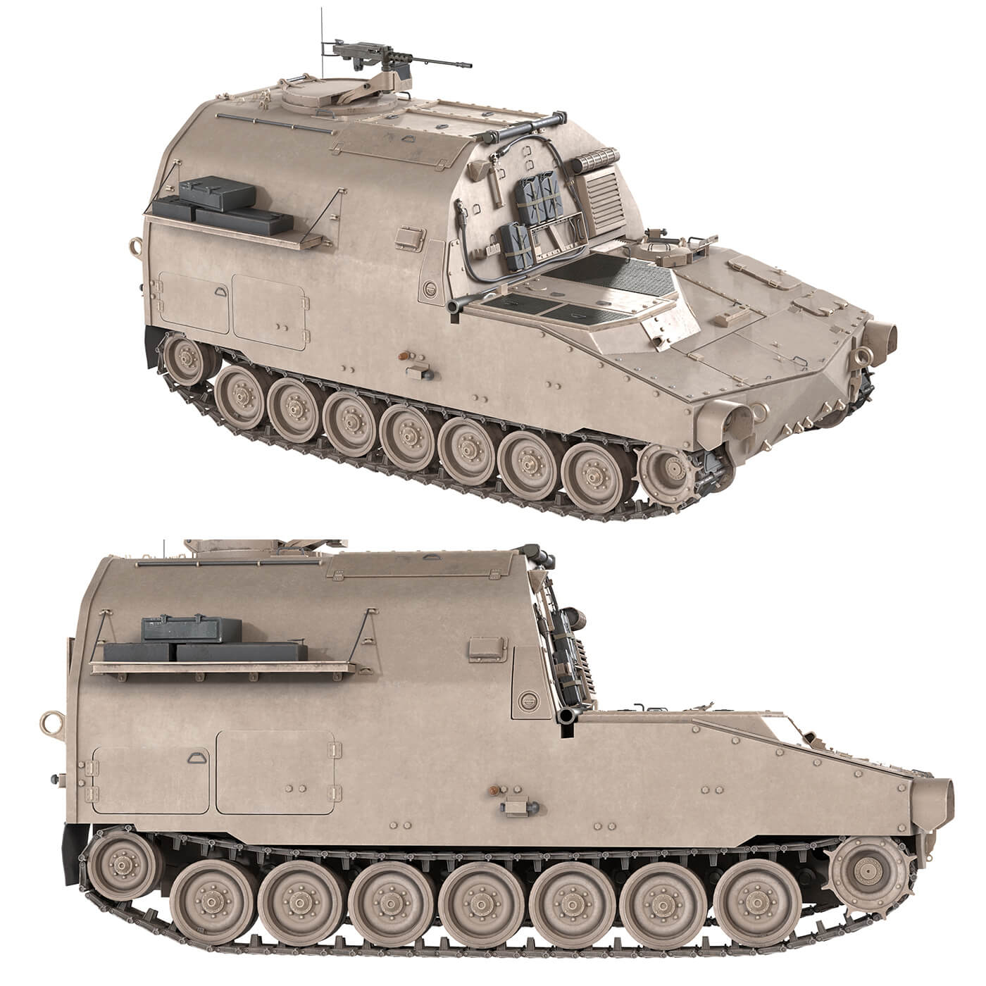 M992 Field Tank - 3D Model by 3dstudio