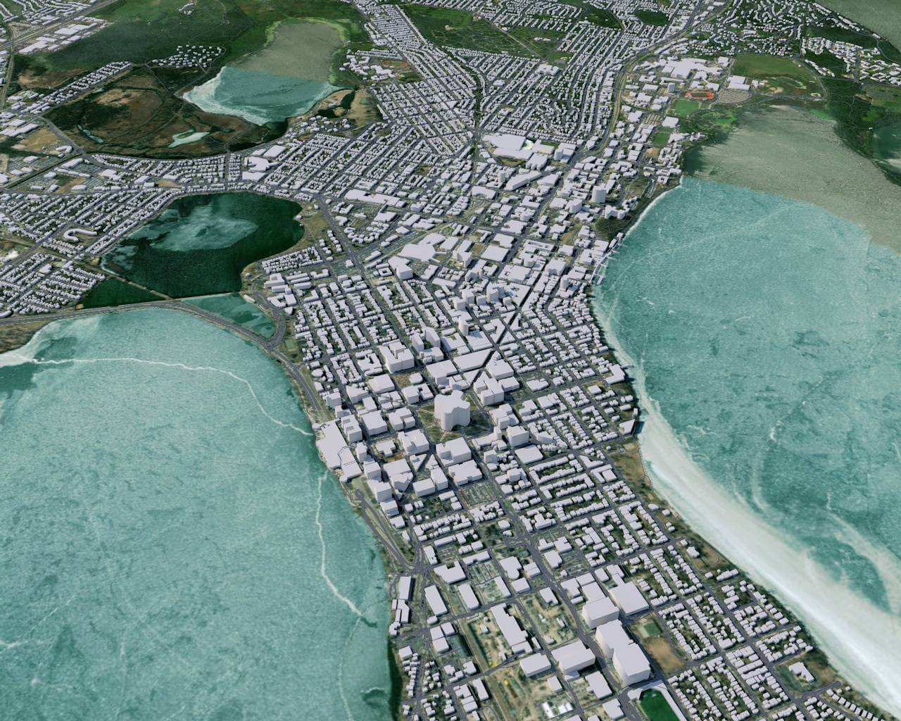 Madison Wisconsin - 3D Model by 3dstudio