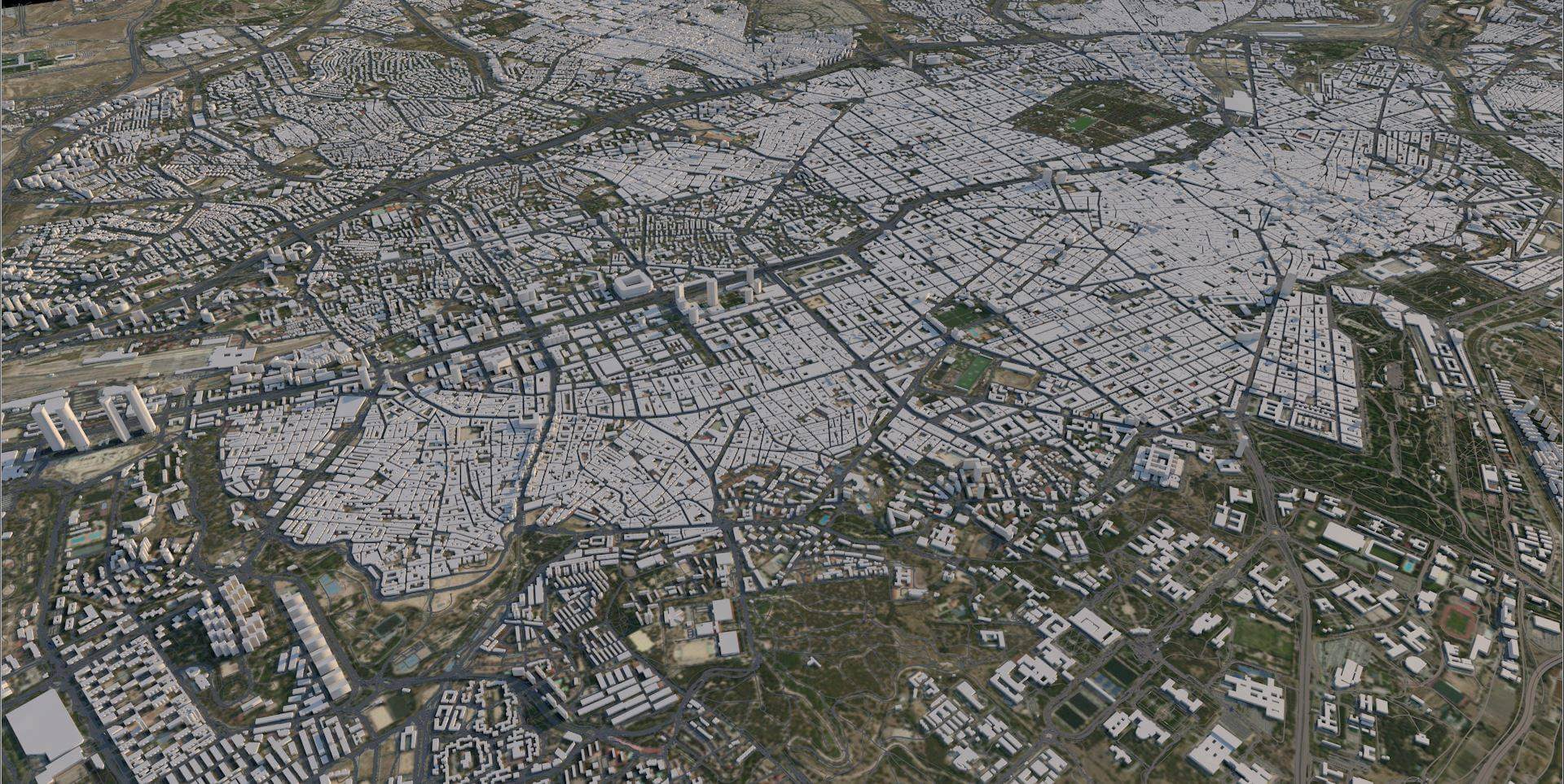 Madrid Spain - 3D Model by 3dstudio