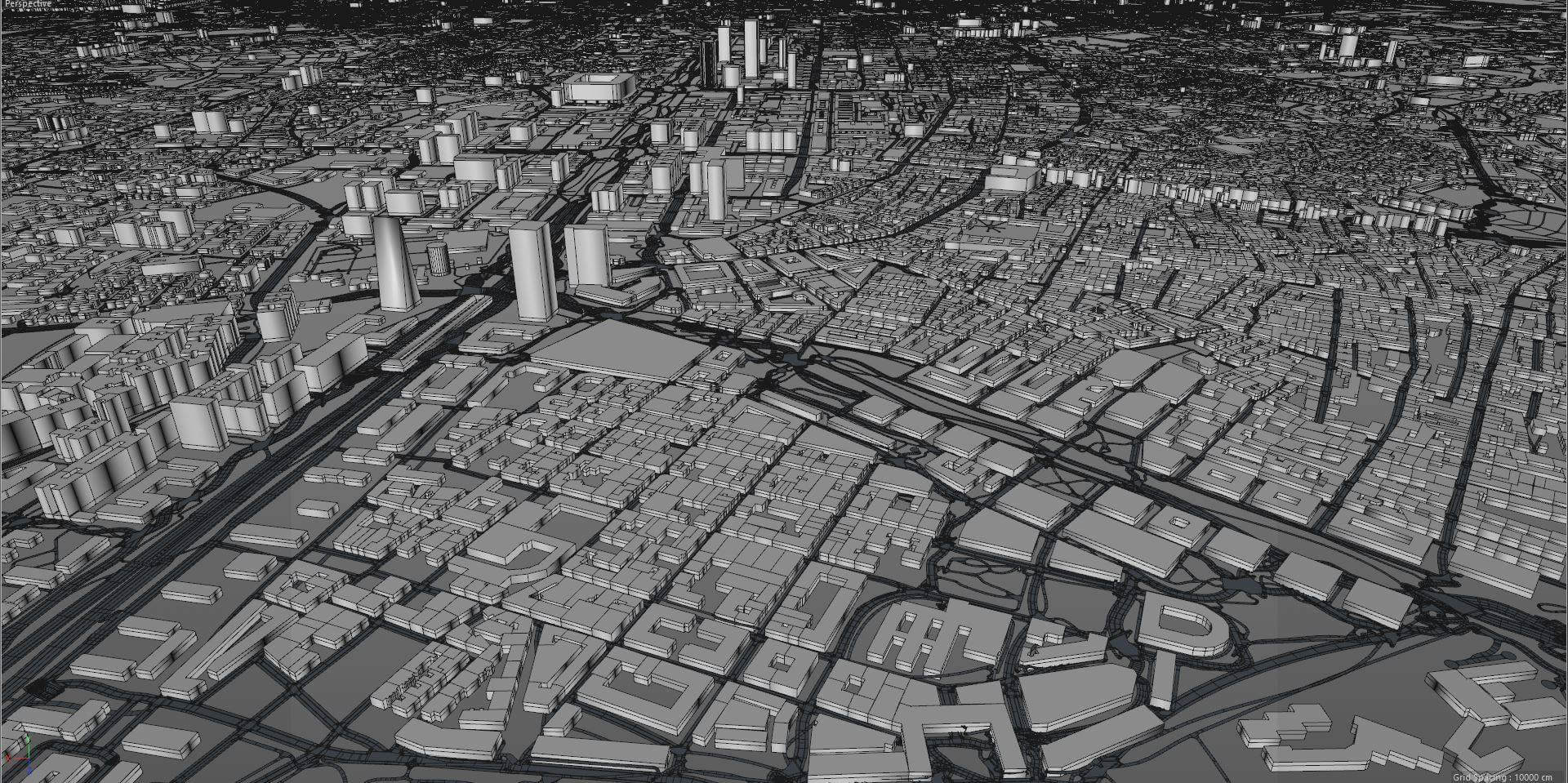 Madrid Spain - 3D Model by 3dstudio