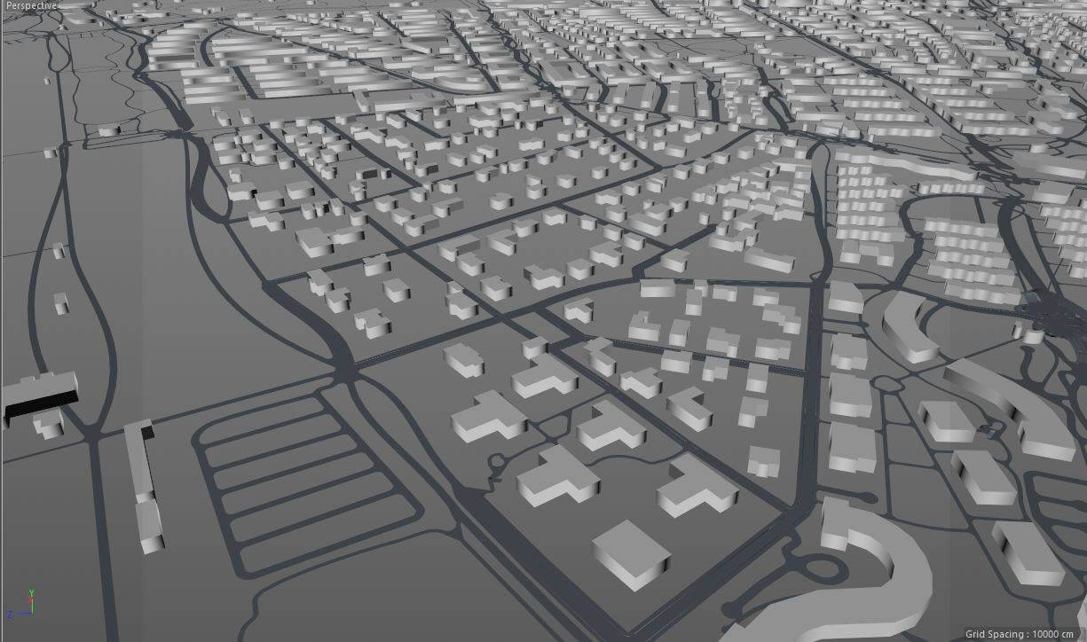 Malmo Sweden - 3D Model by 3dstudio