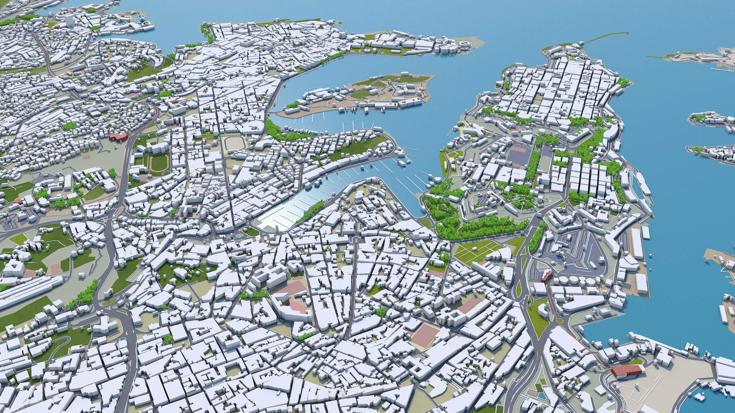 Malta 50km V2 - 3D Model by 3dstudio