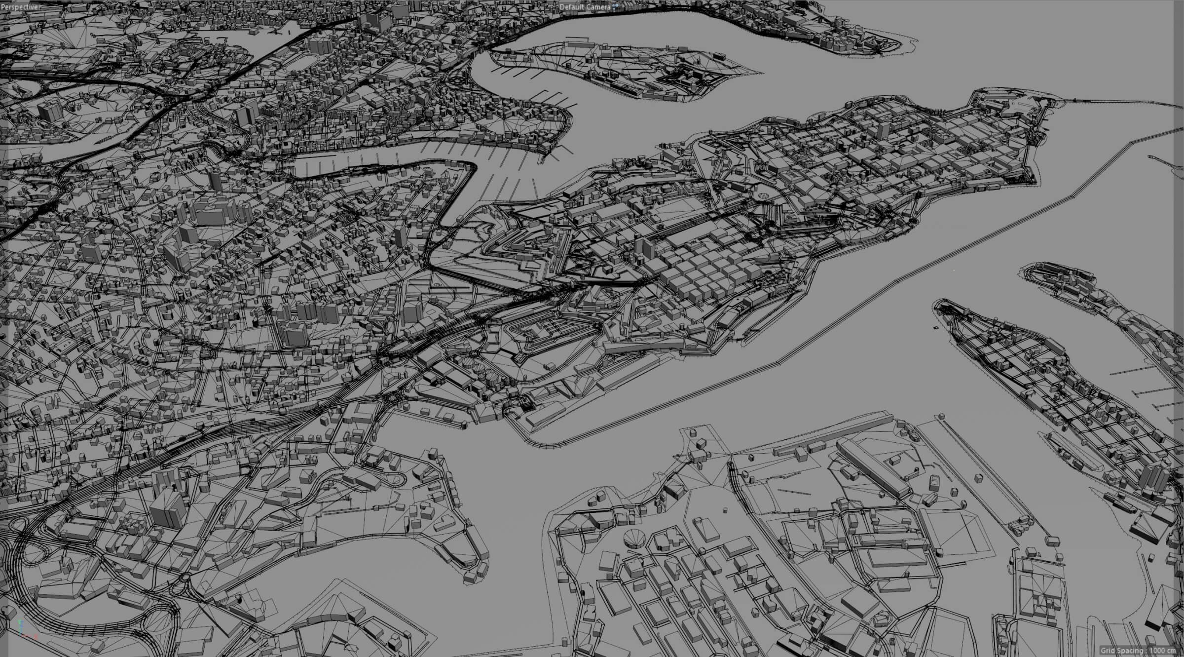 Malta City 50km - 3D Model by 3dstudio