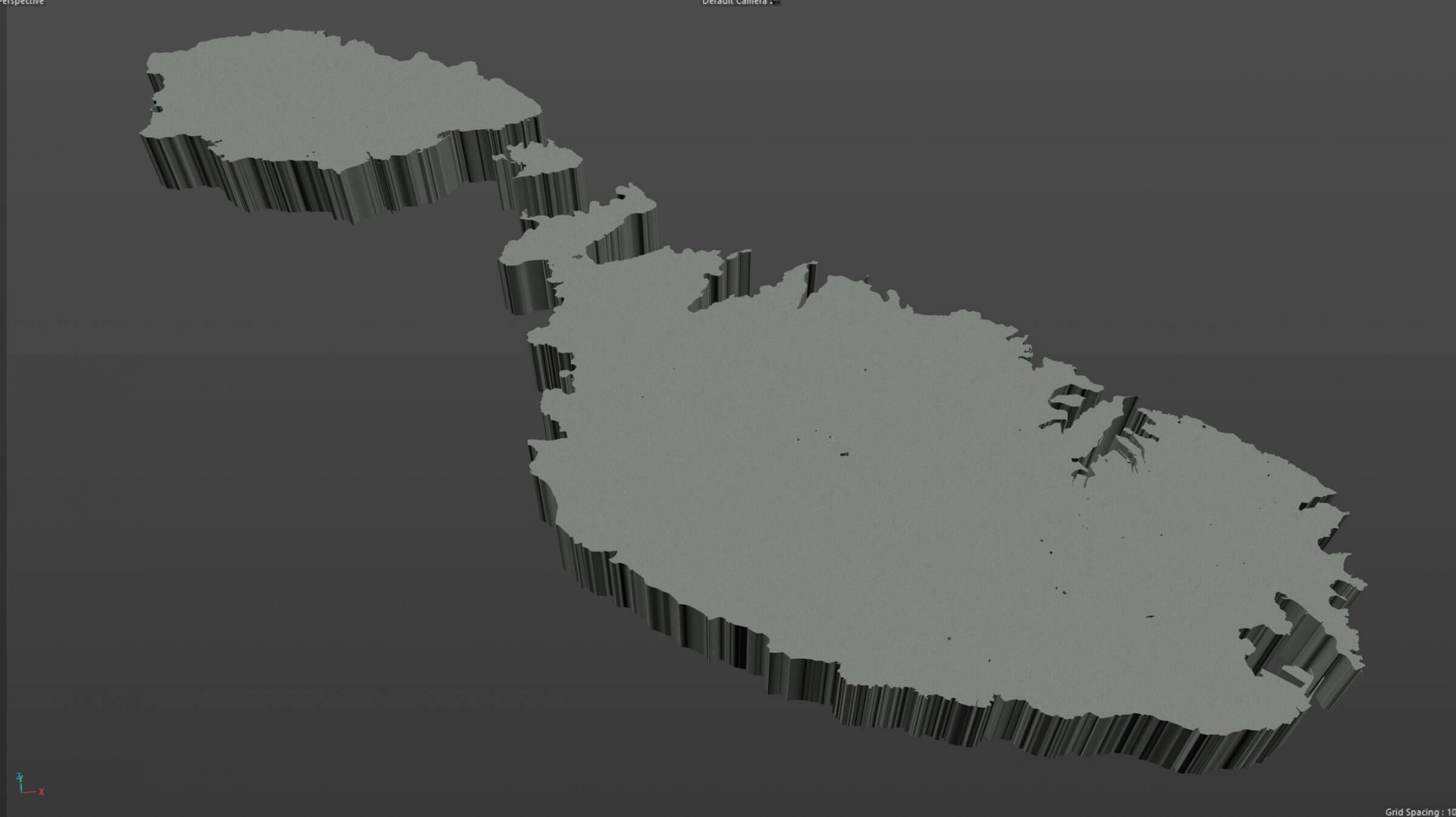 Malta City 50km - 3D Model by 3dstudio