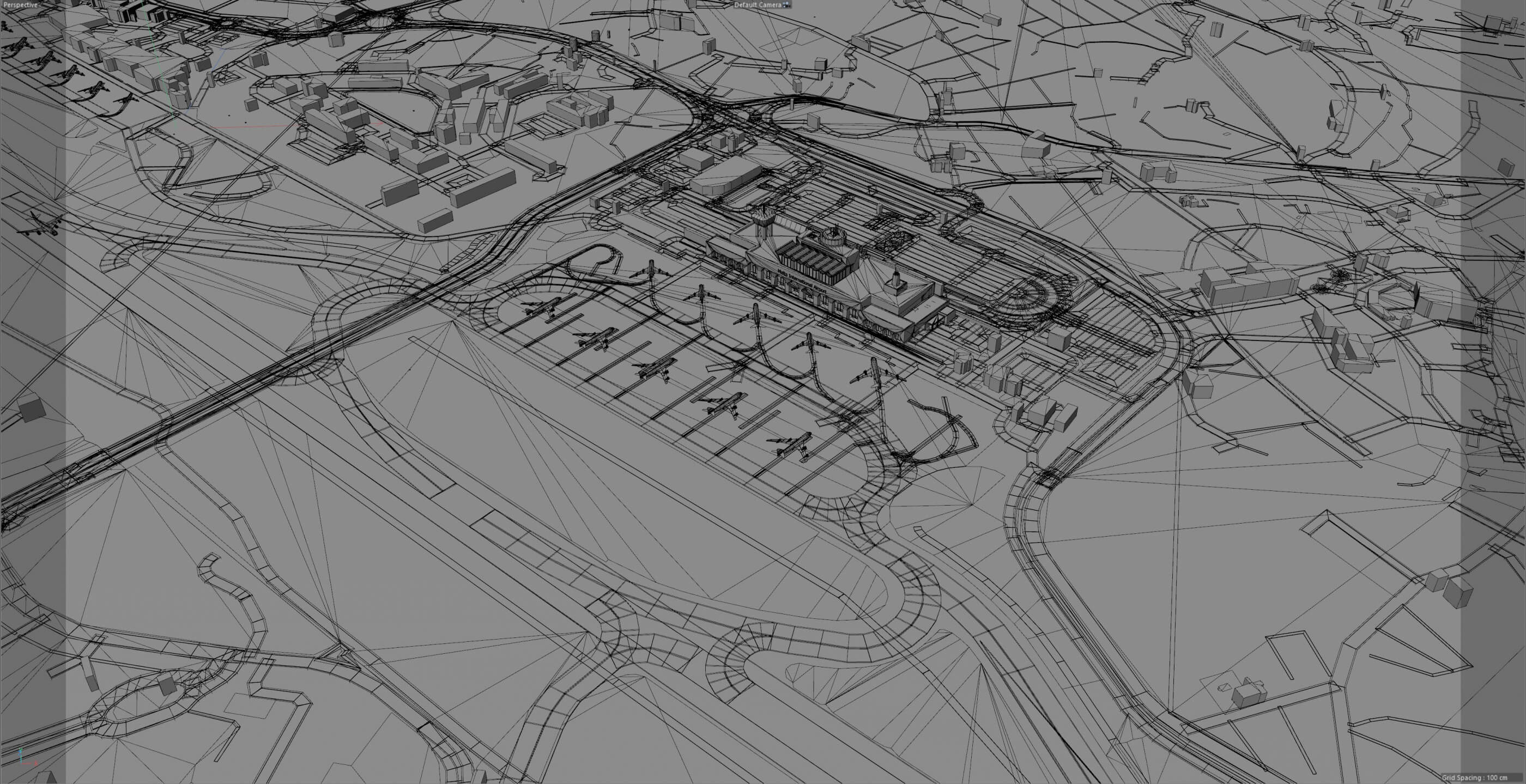 Malta International Airport - 3D Model by 3dstudio