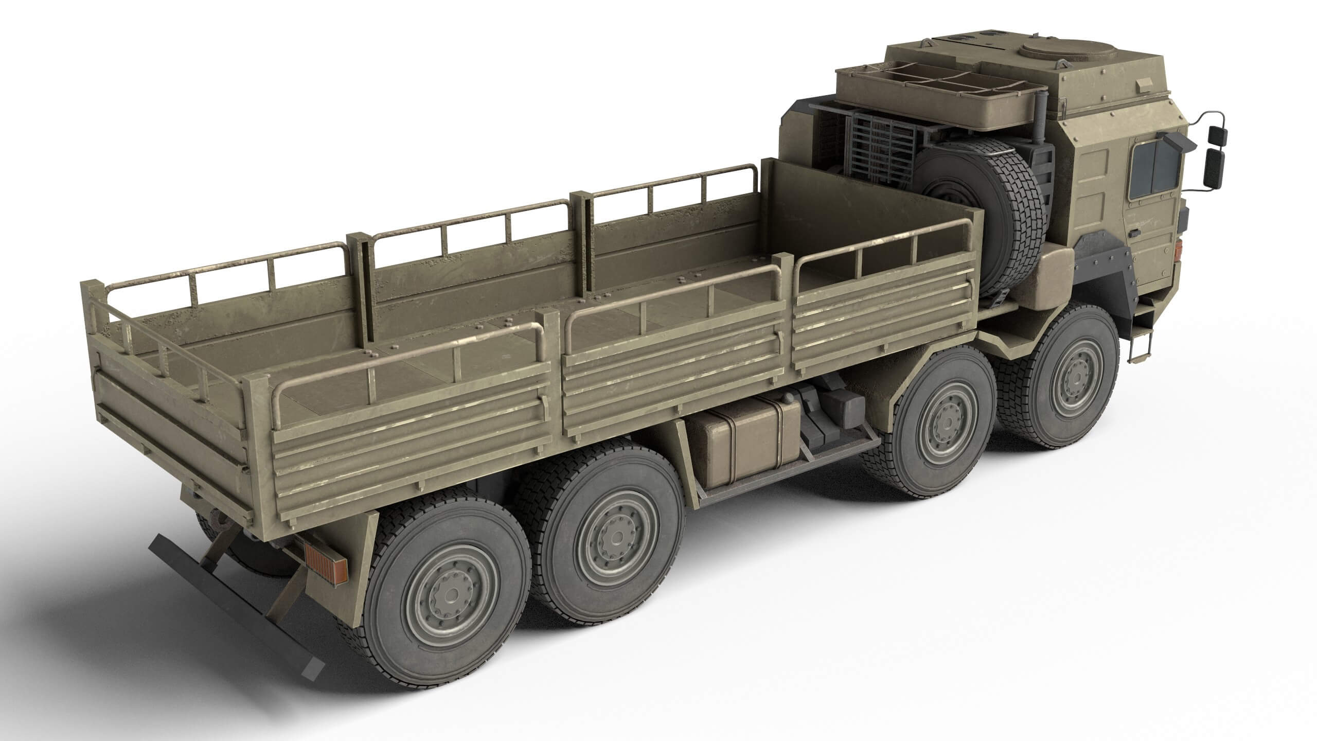 Man HX77 Loader Military Truck Mark IV Female Tank 3D Model by 3dstudio