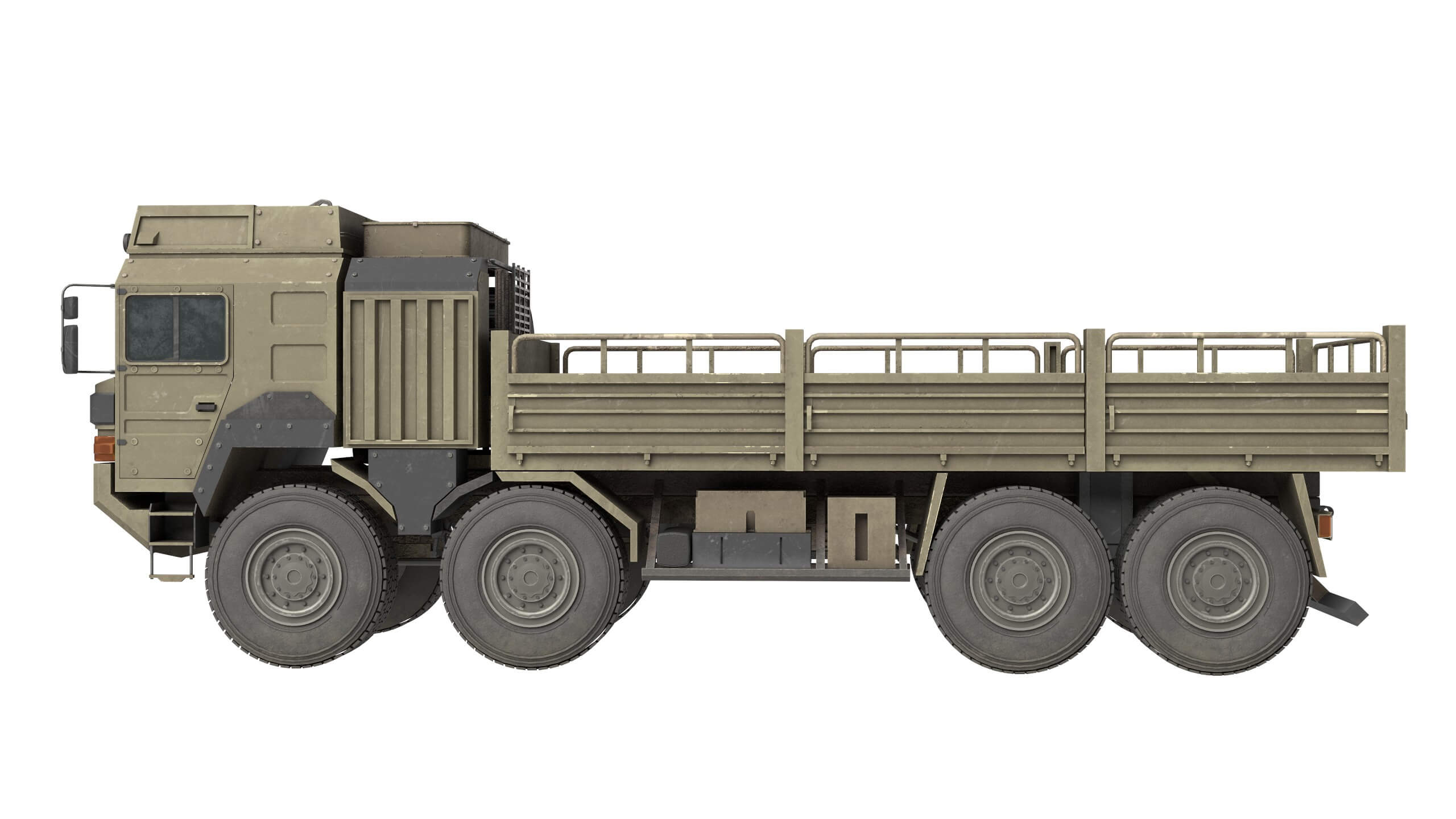 Man HX77 Loader Military Truck - 3D Model by 3dstudio