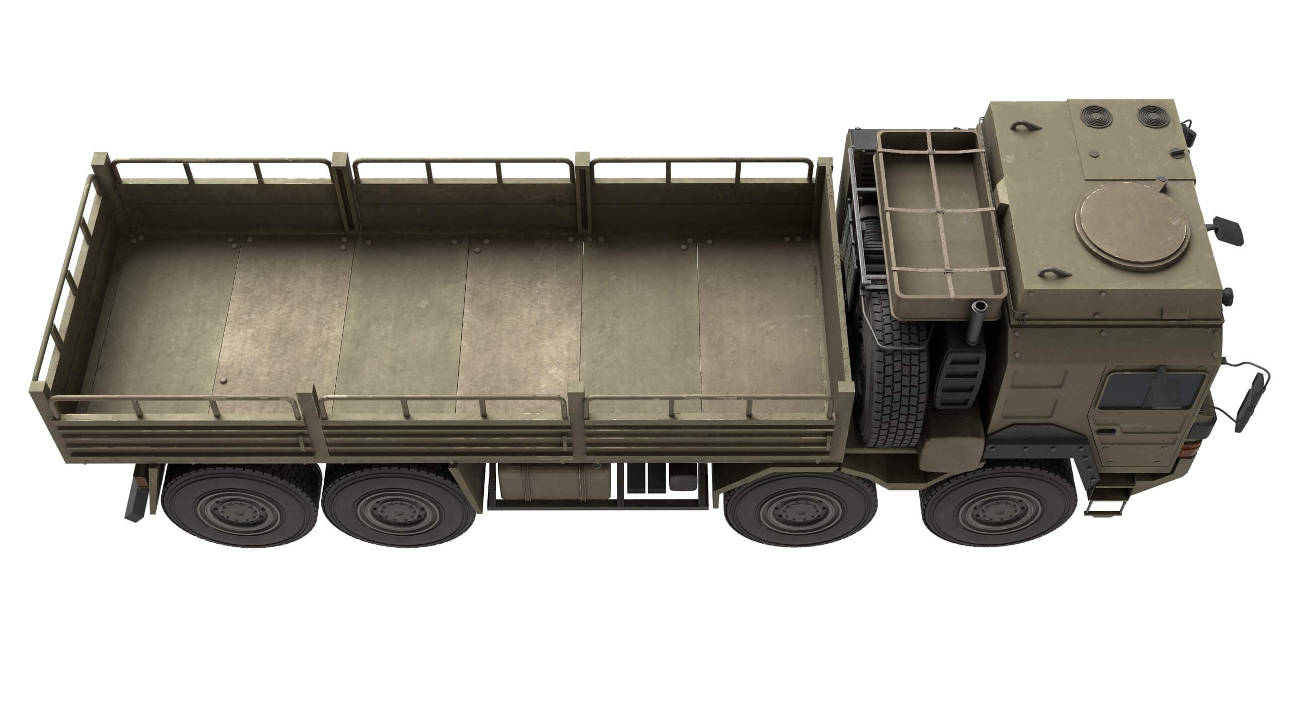 Man HX77 Loader Military Truck Mark IV Female Tank 3D Model by 3dstudio