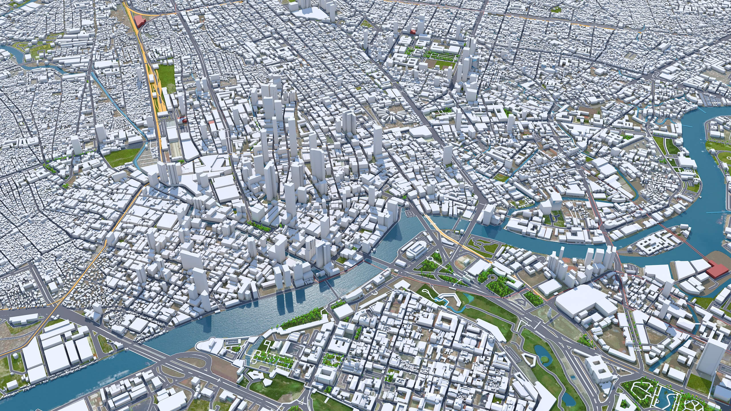 Manila, Philippines 30km - 3D Model by 3dstudio
