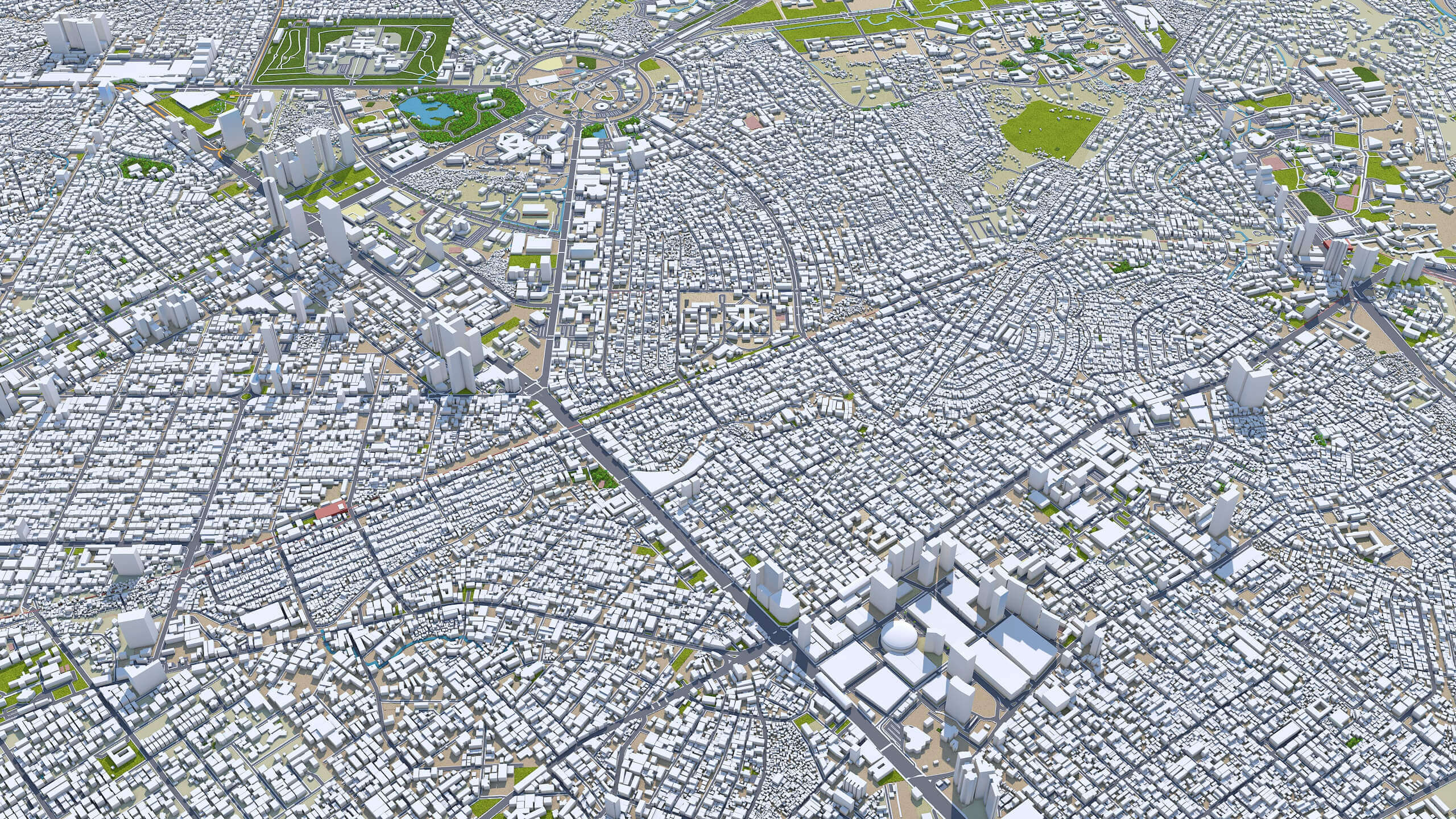 Manila, Philippines 30km - 3D Model by 3dstudio