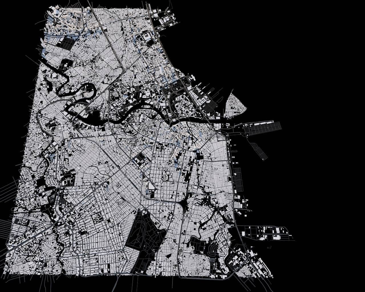 Manila Philippines - 3D Model by 3dstudio