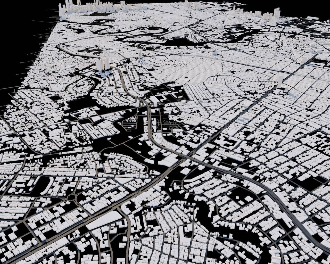 Manila Philippines - 3D Model by 3dstudio