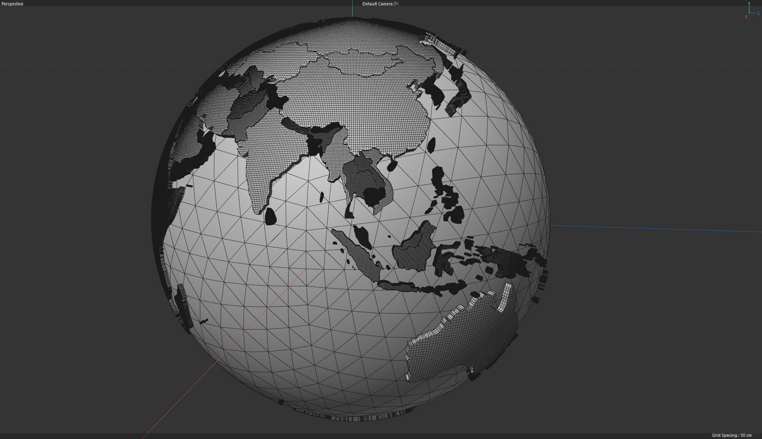 Map Countries Globe - 3D Model by 3dstudio