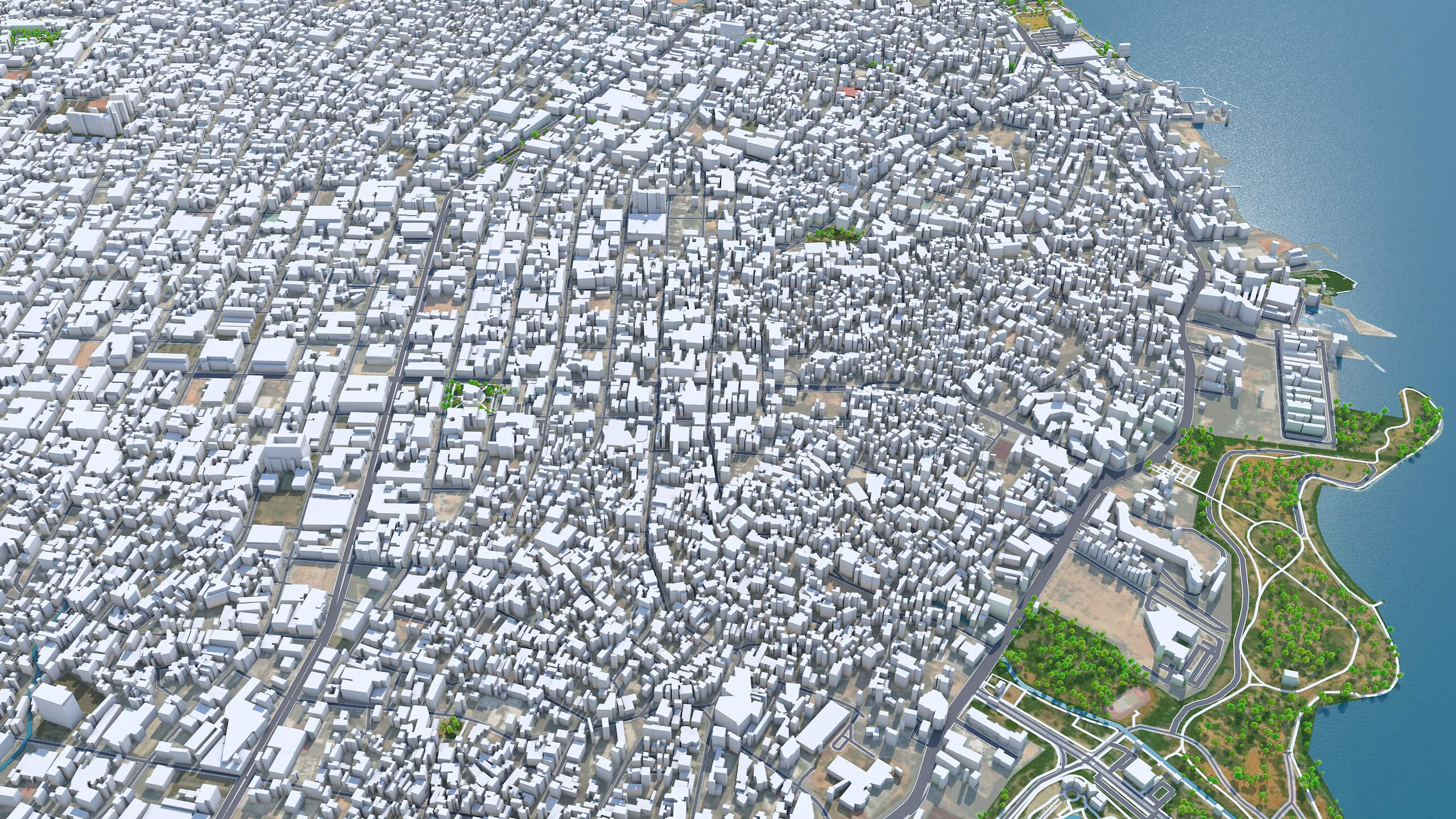 Maracaibo City Zulia Venezuela 3D Model 30km by 3dstudio