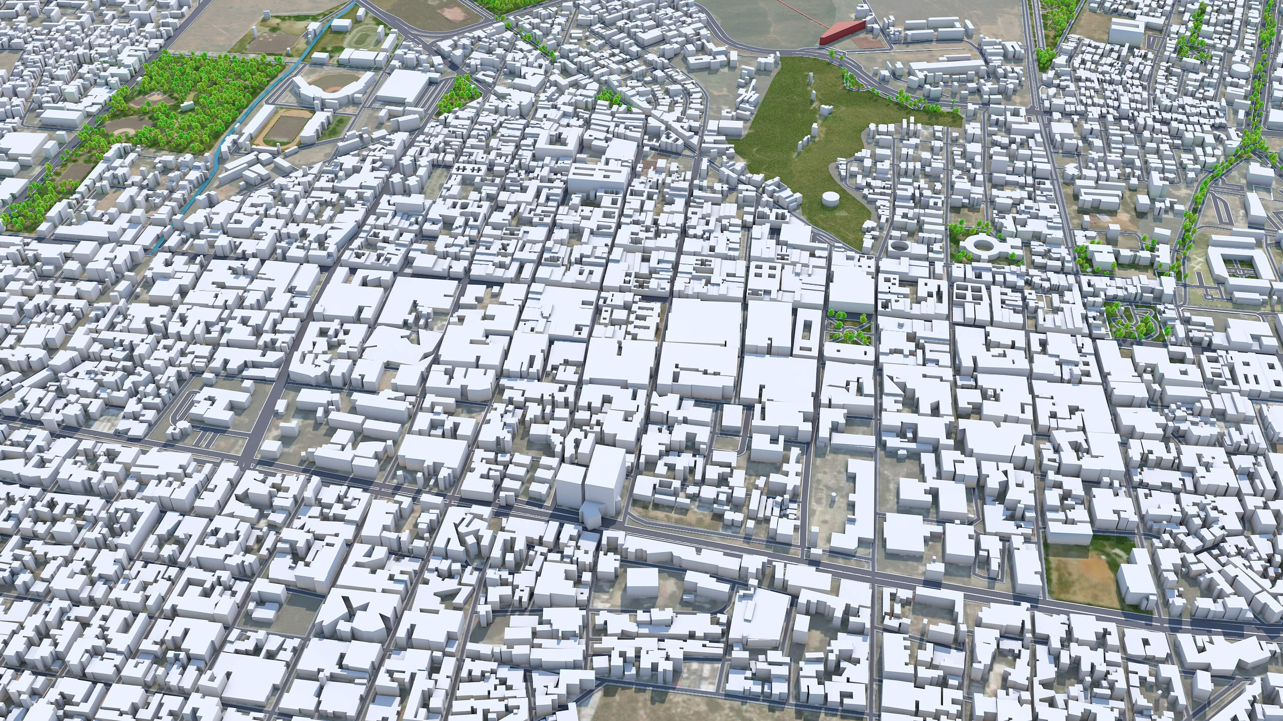 Maracay Aragua City Venezuela 3D Model 35km by 3dstudio