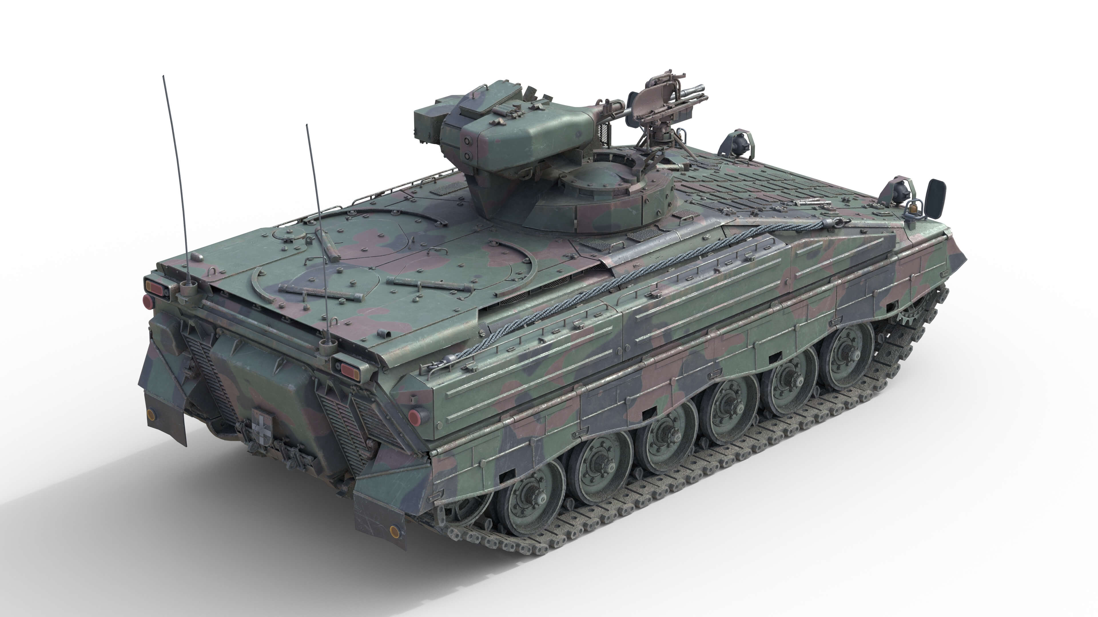 Marder 1A3 Infantry Fighting Vehicle - 3D Model by 3dstudio