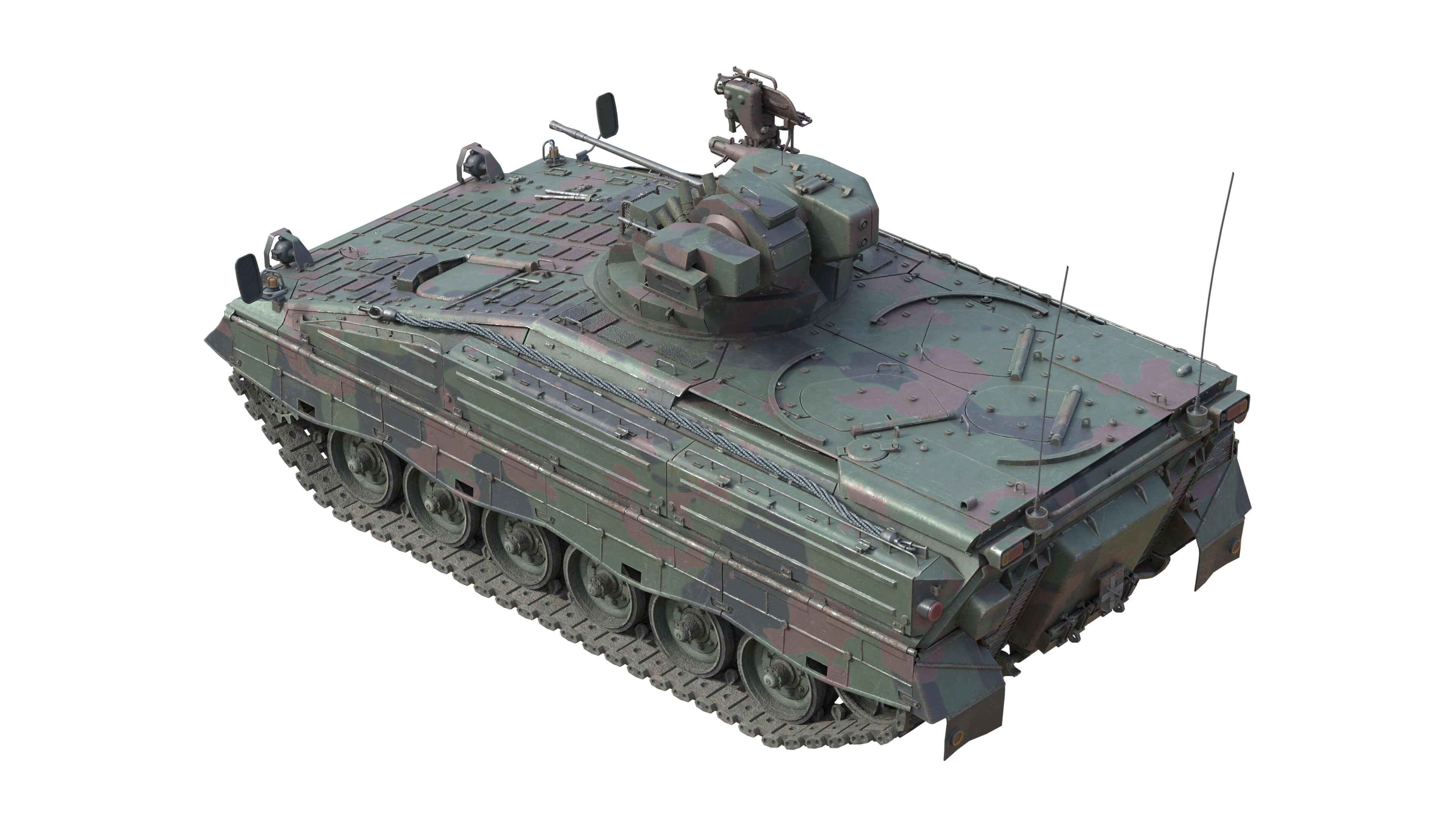 Marder 1A3 Infantry Fighting Vehicle - 3D Model by 3dstudio