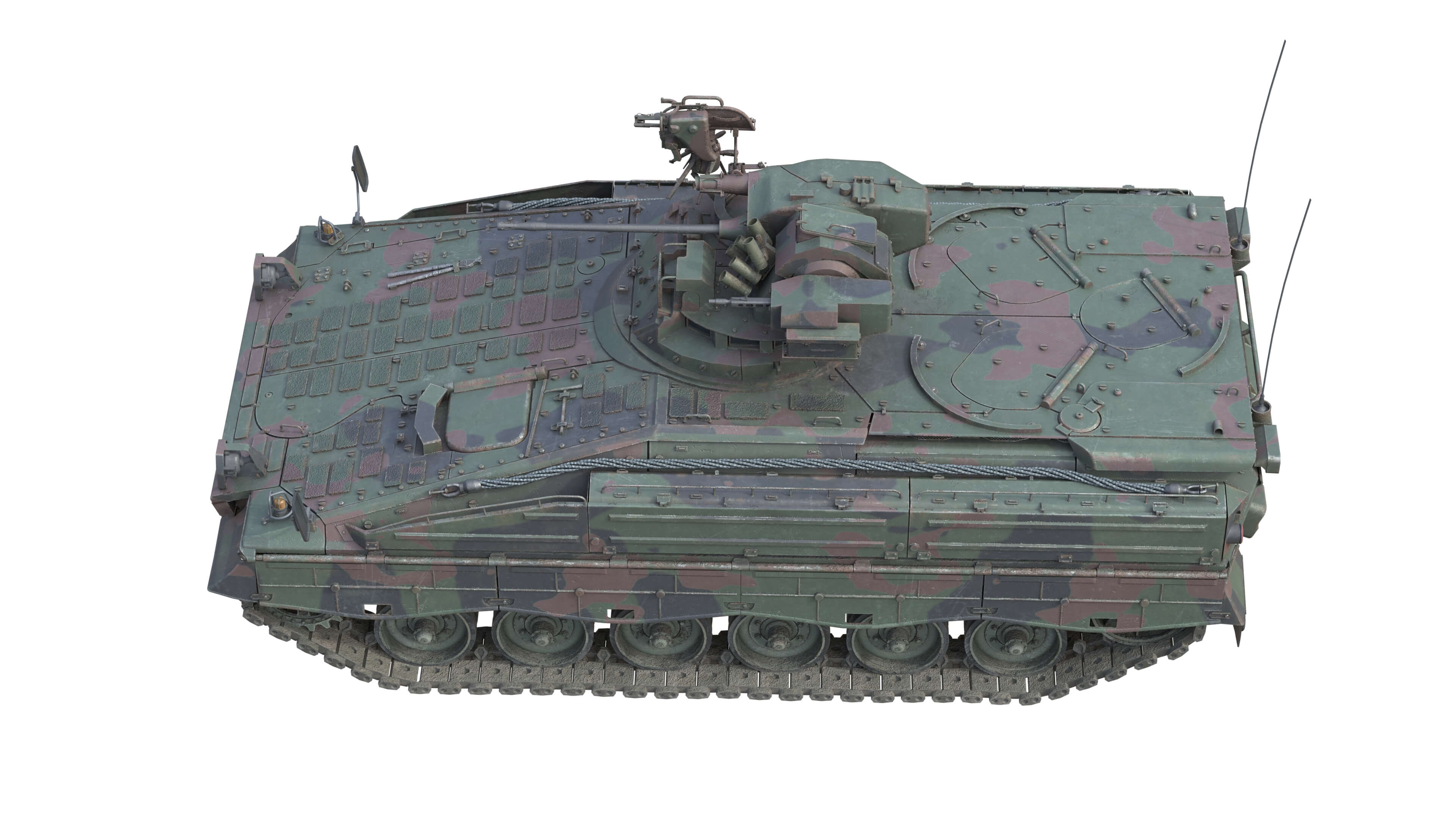 Marder 1A3 Infantry Fighting Vehicle - 3D Model by 3dstudio