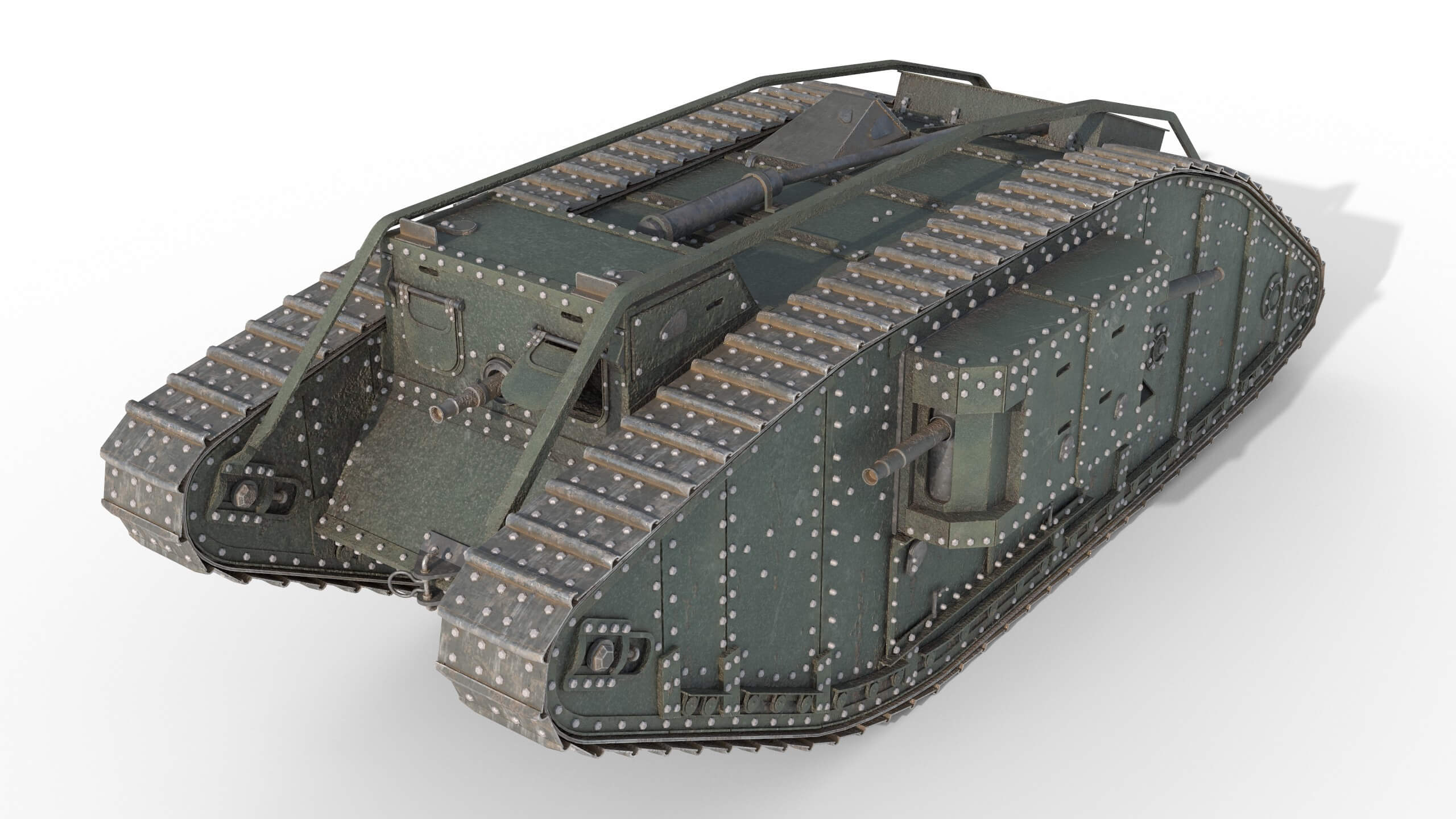 Mark IV Female Tank 3D Model by 3dstudio