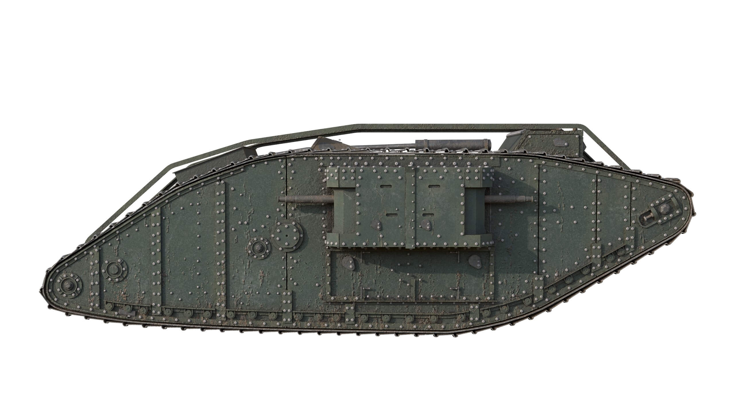 Mark IV Female Tank 3D Model by 3dstudio