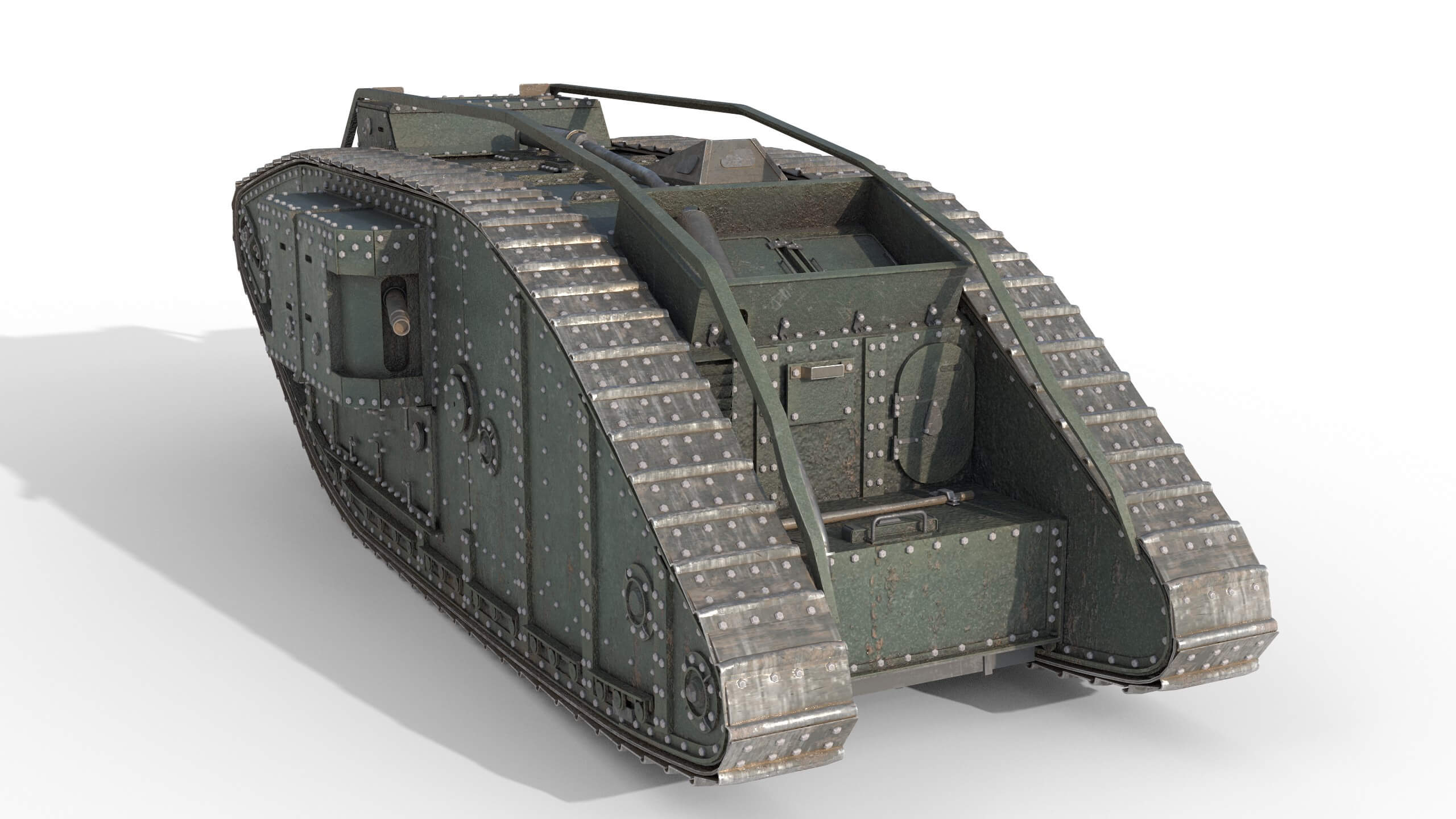 Mark IV Female Tank - 3D Model by 3dstudio